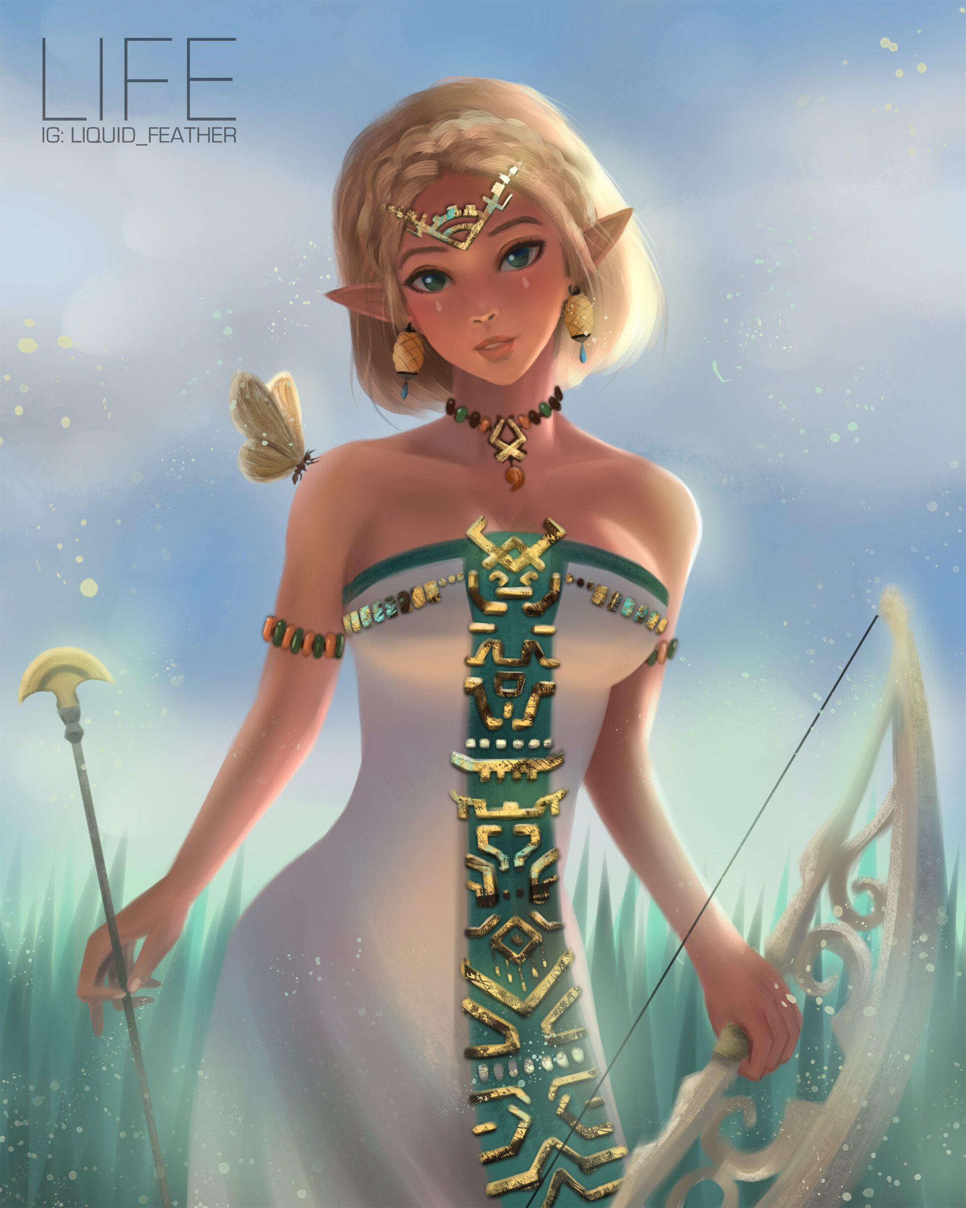 princess zelda totk artwork