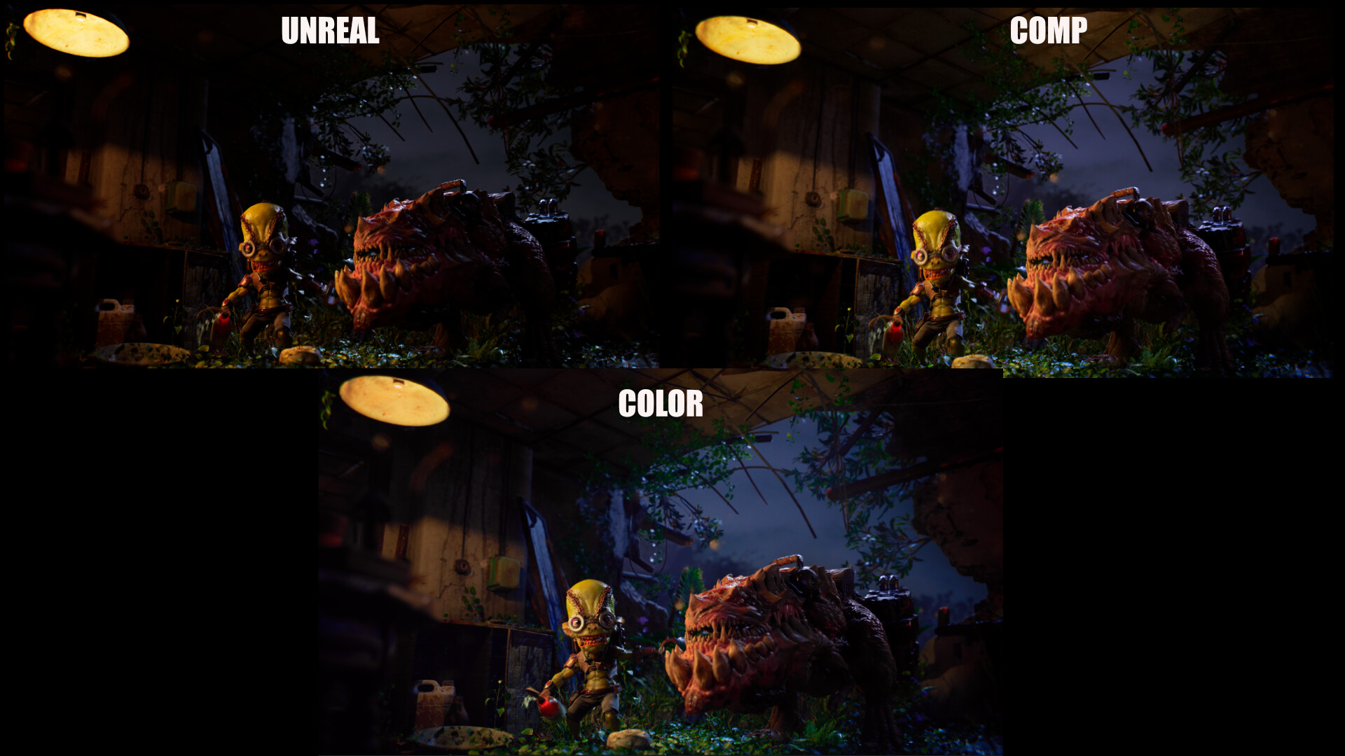 MainBrain Art - UE5 Lighting to Comp