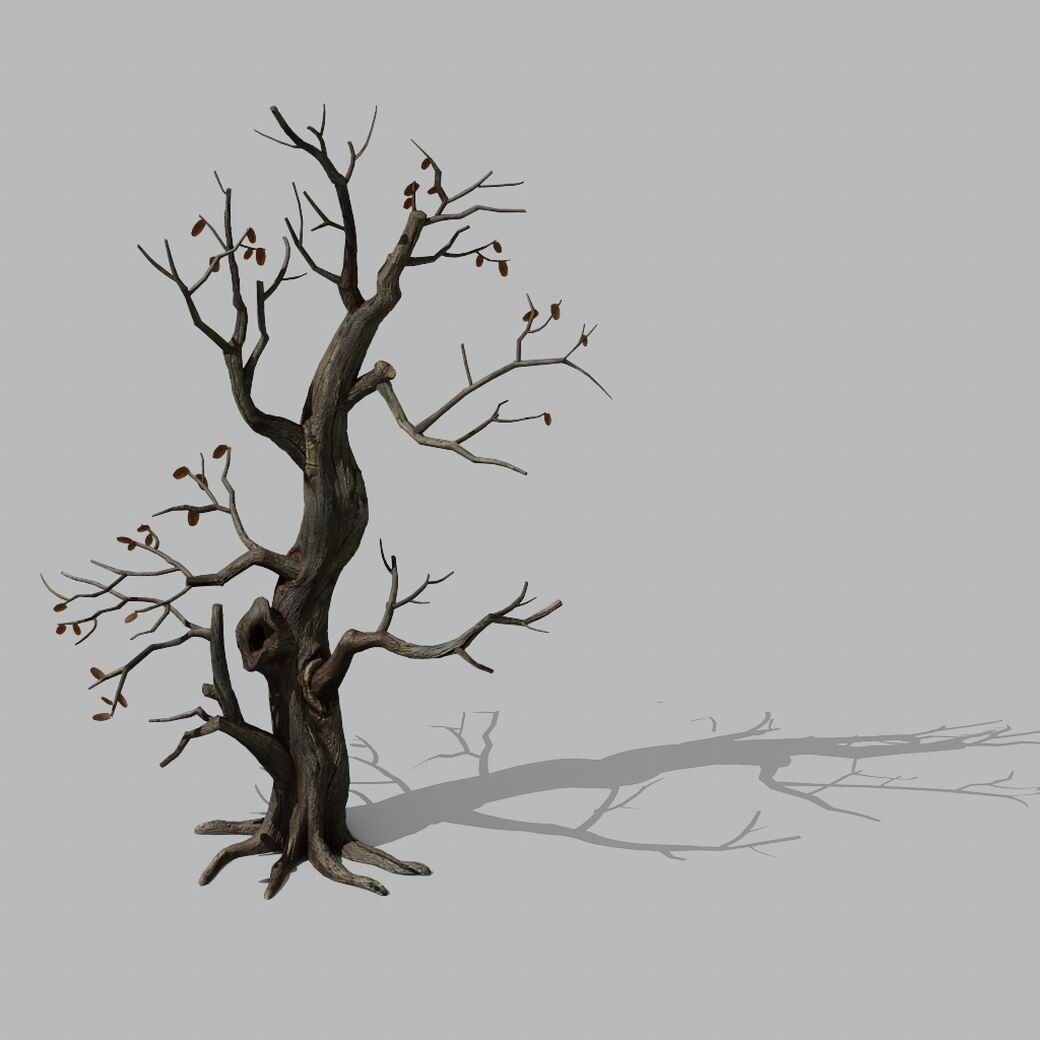 ArtStation - Brutal tribe - withered tree 01