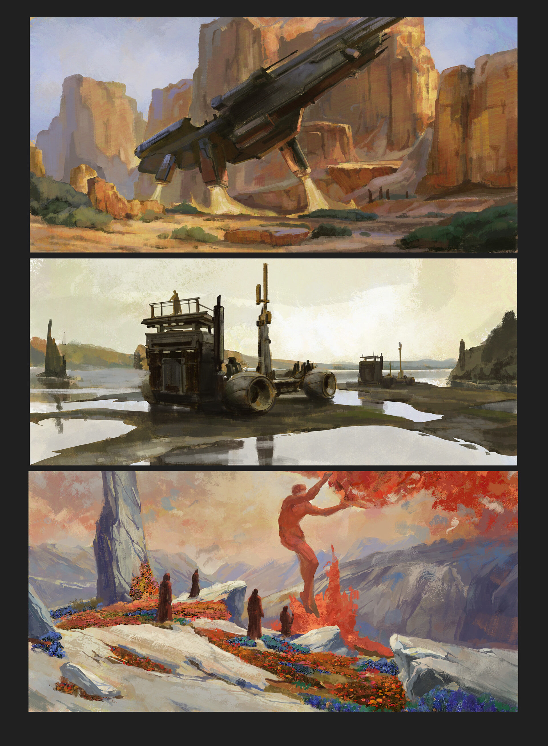 ArtStation - Mood and color practice