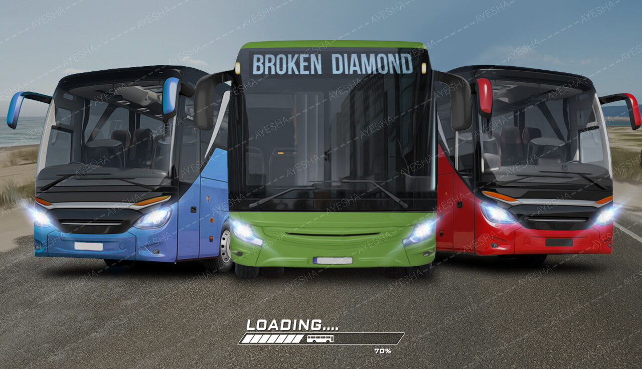 ArtStation - Bus Simulator Game UI/UX