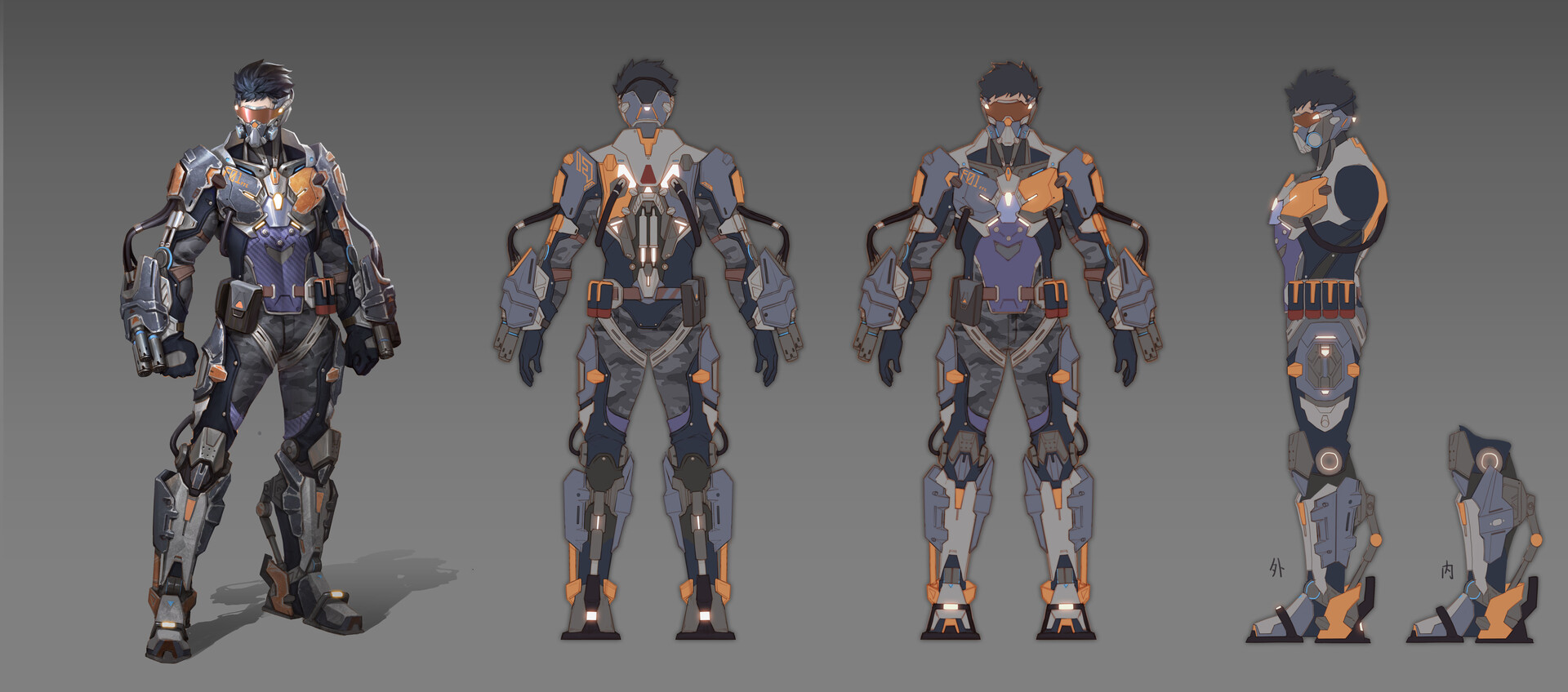 ArtStation - 2D Character Concept Design - Military & Science Fiction