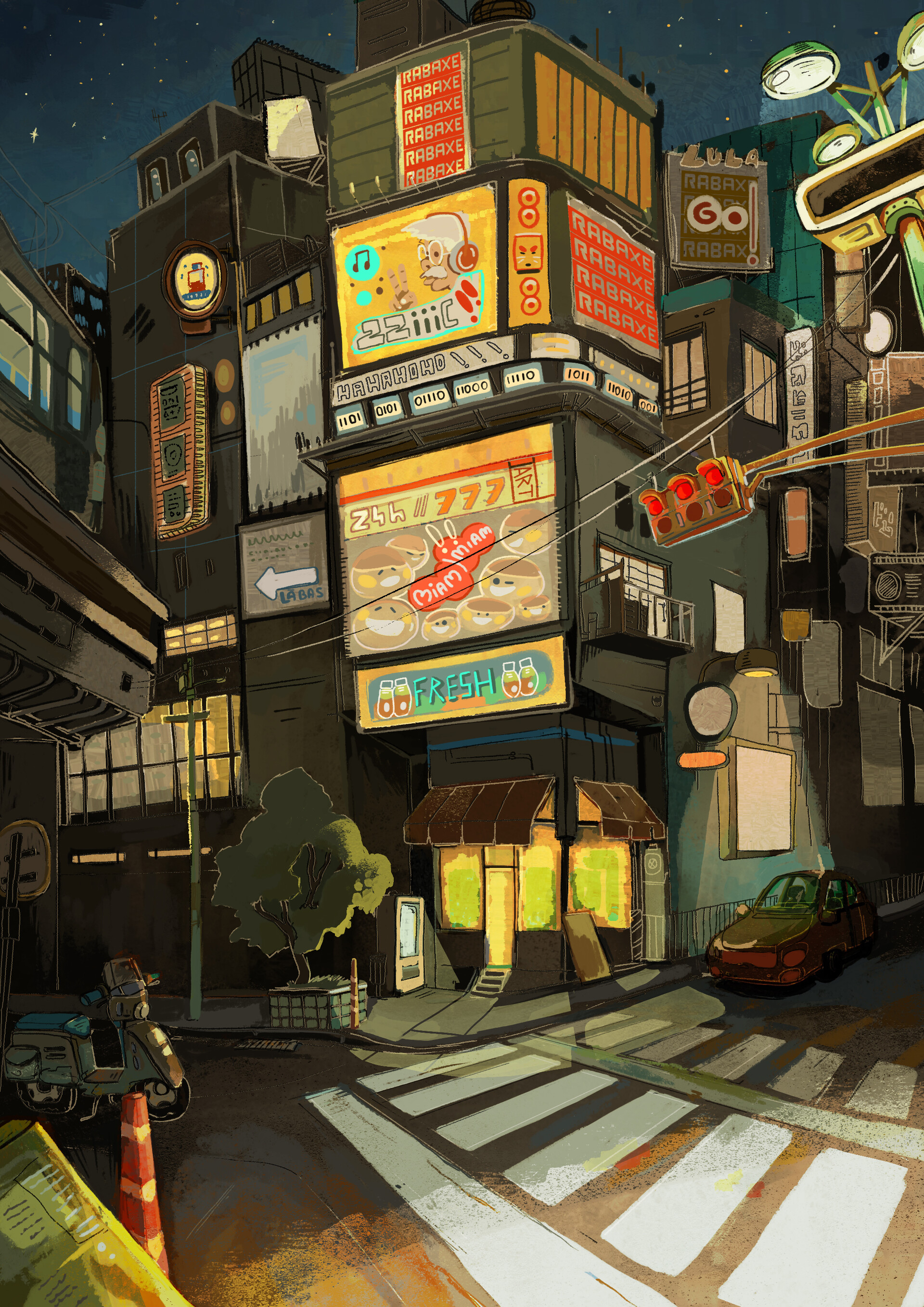 ArtStation - Night city