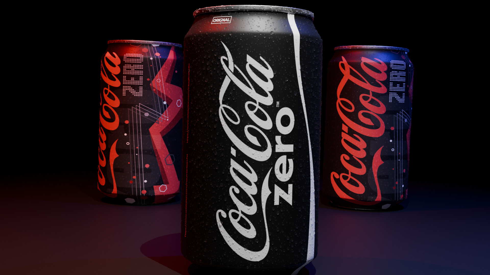 ArtStation - Coca Cola Zero | Product Design | Animation