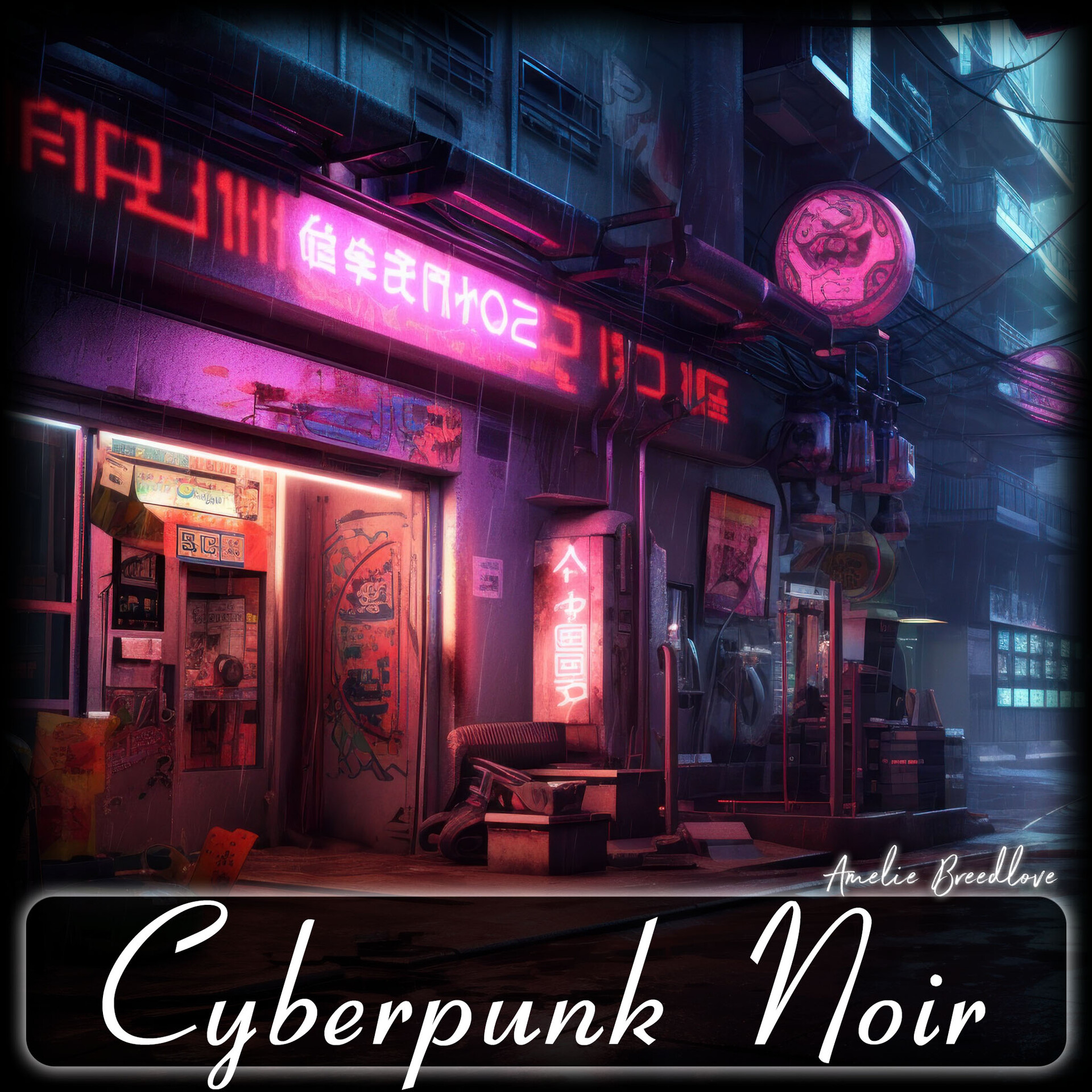 ArtStation - 220 Cyberpunk Noir Environment - Exterior Reference Pack ...