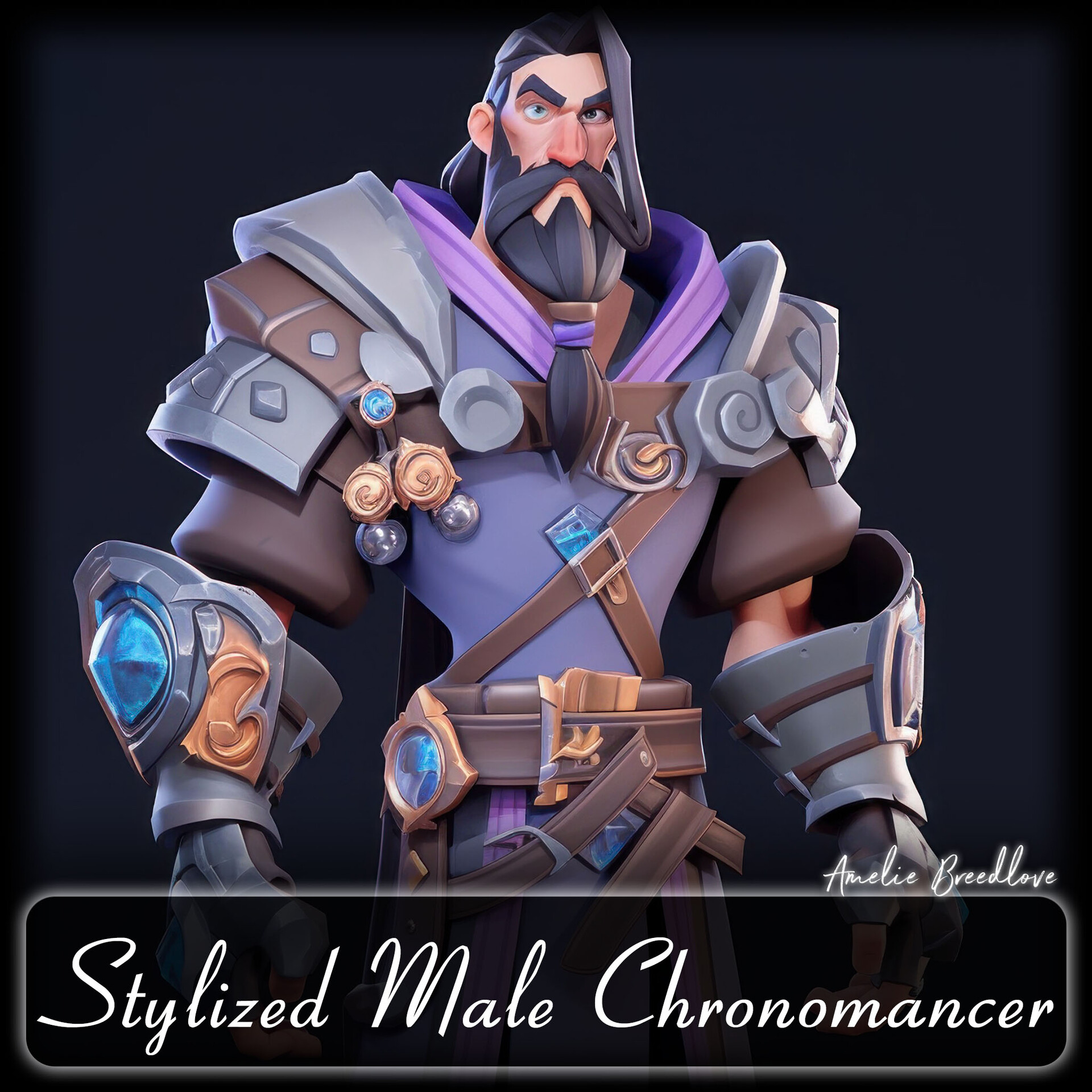 ArtStation - 200 Stylized Male Chronomancer Reference Pack | 4K | v.65