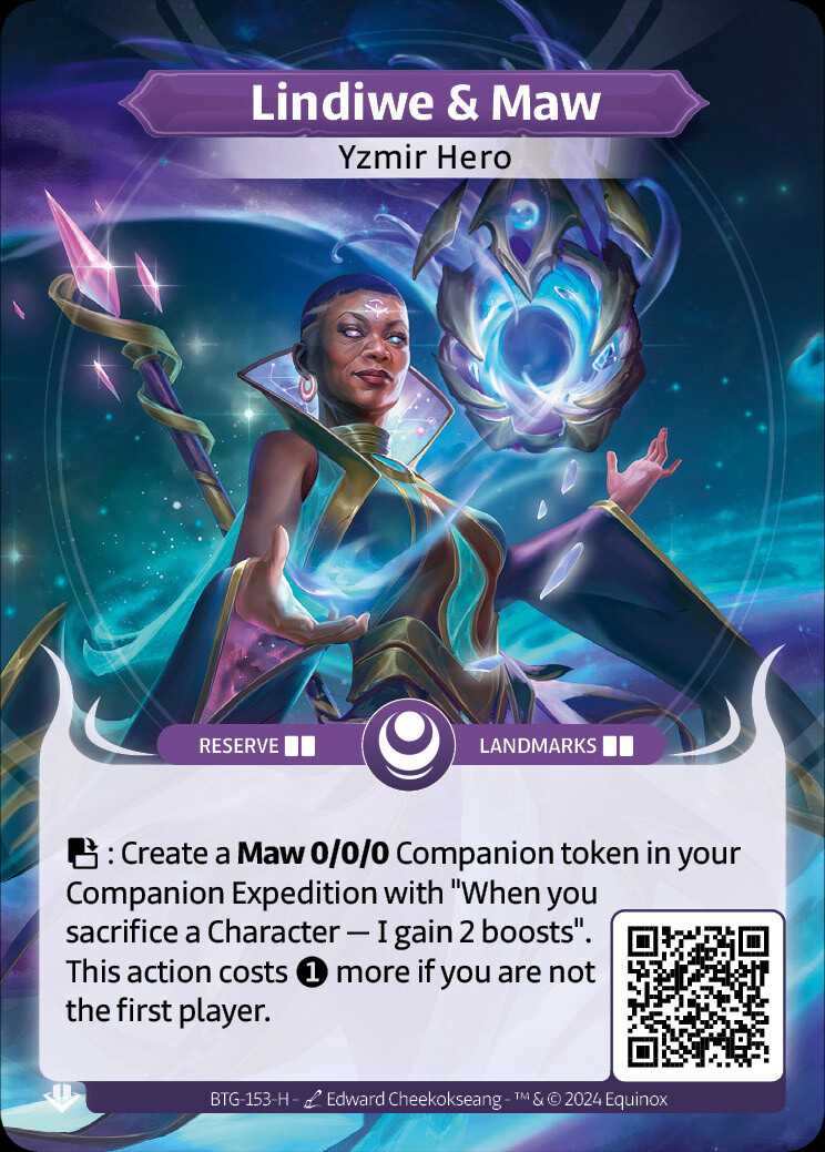 Altered TCG - Altered - Hero Card Ilustration - Lindiwe & Maw