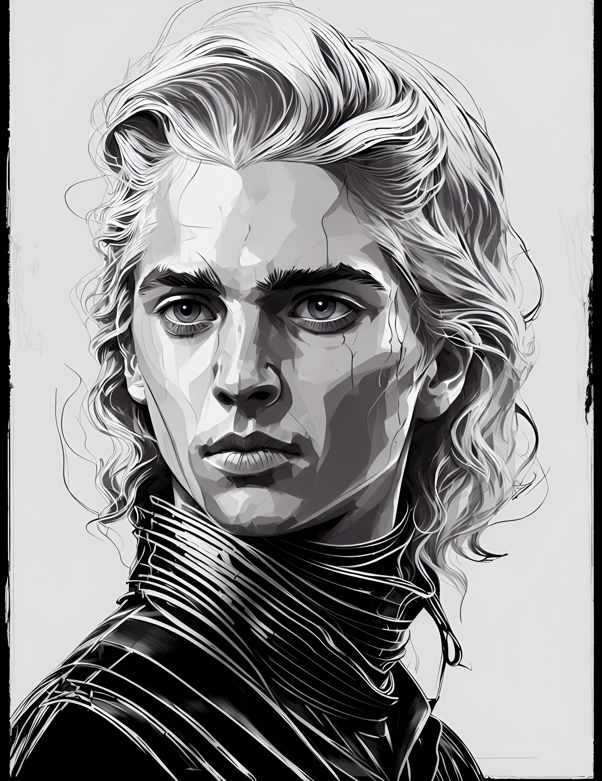 ArtStation - GOT Characters Portrait Viserys and Tywin