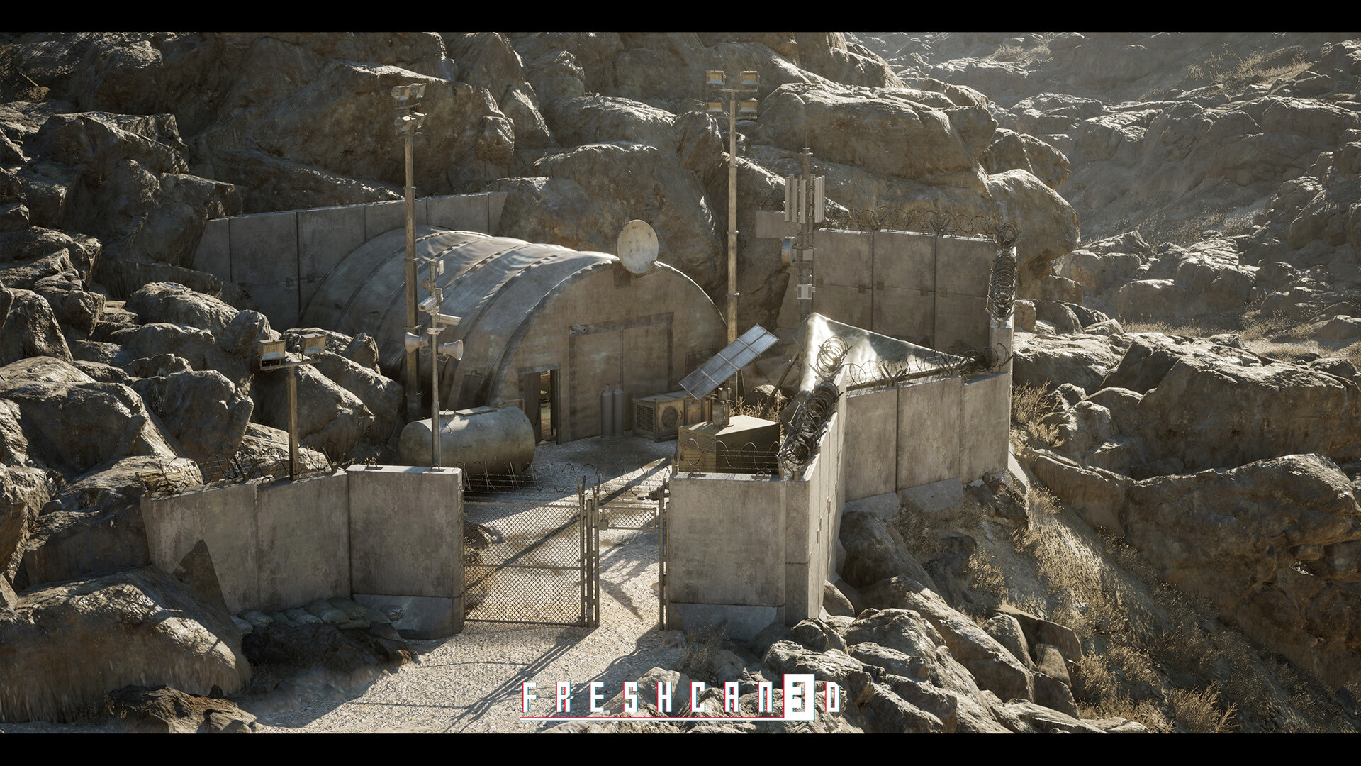 Freshcan 3D - Environment Art Studio - Military Base & Military Camp ...