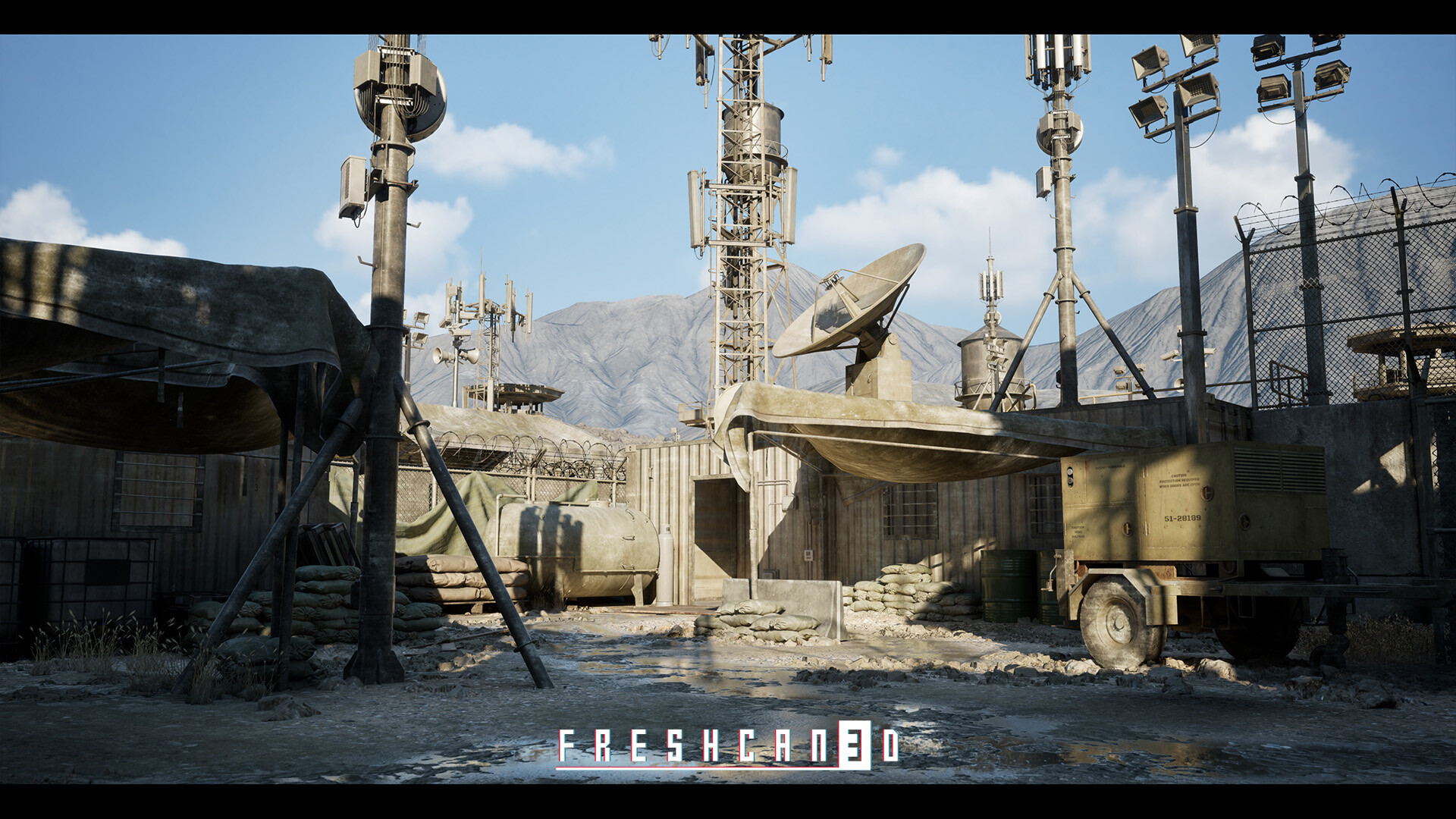 Freshcan 3D - Environment Art Studio - Military Base & Military Camp ...