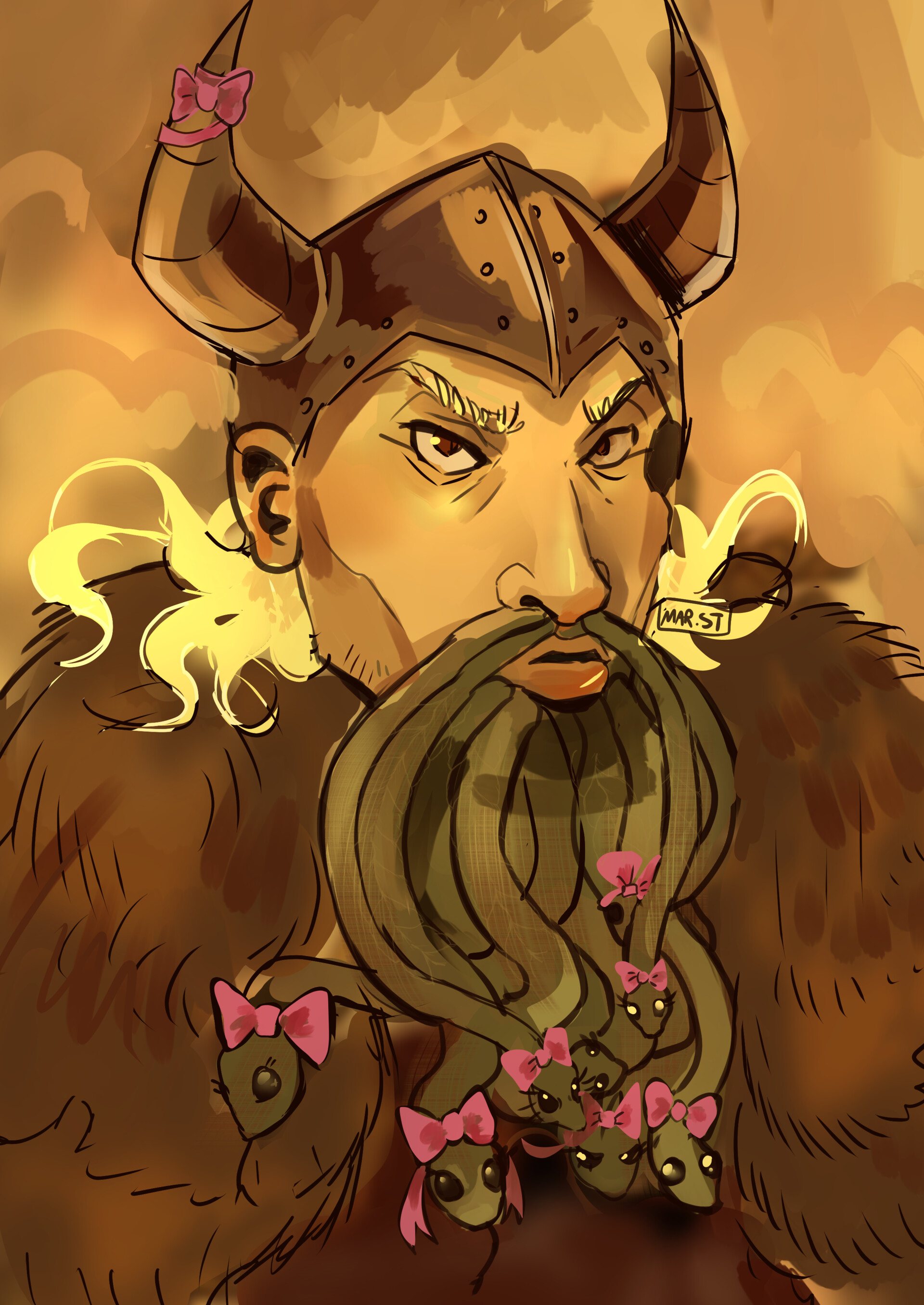 ArtStation - Snake Beard