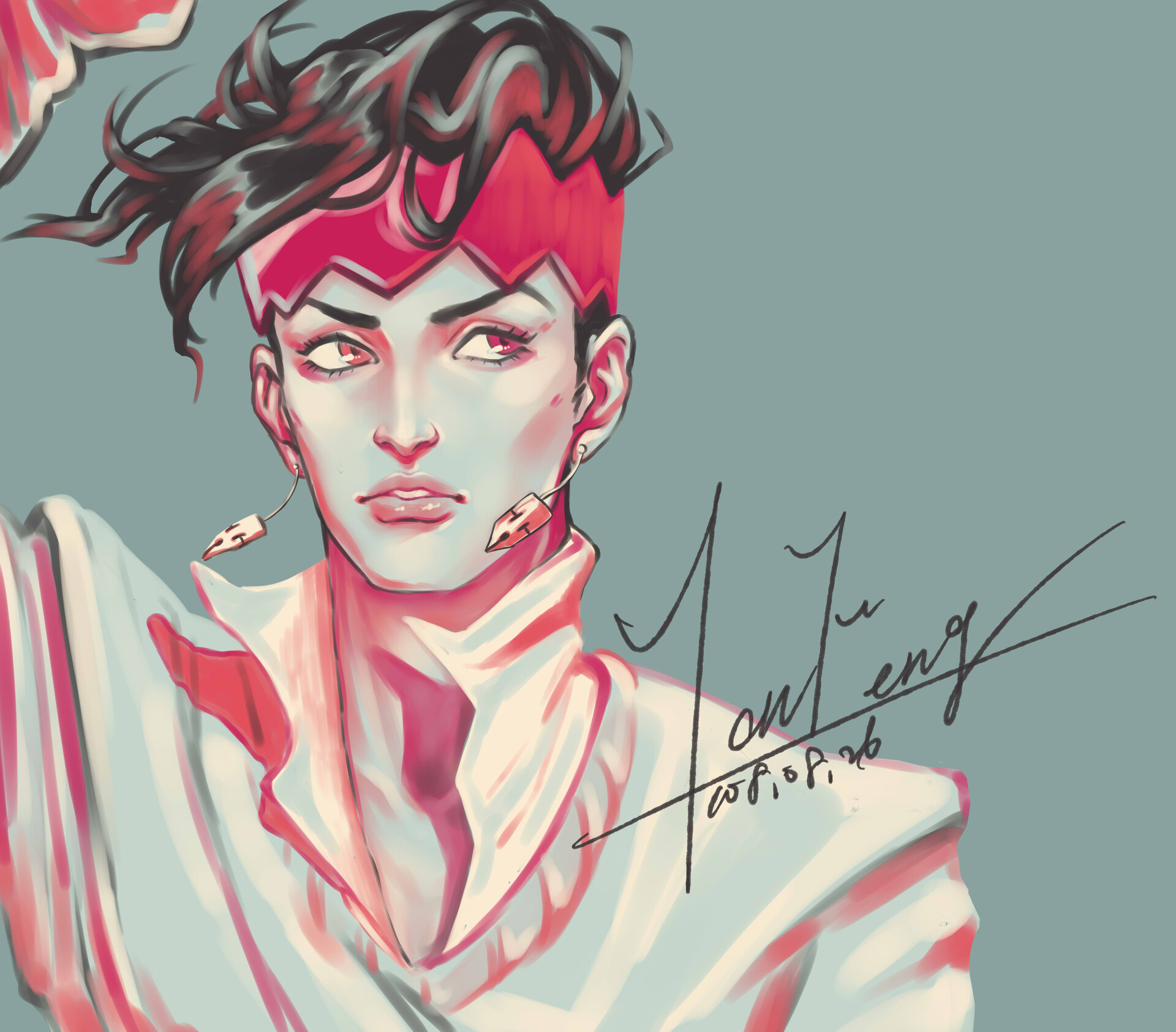 ArtStation - [Derivative Work] 2019/08/26 Color chart challenge - JJBA ...