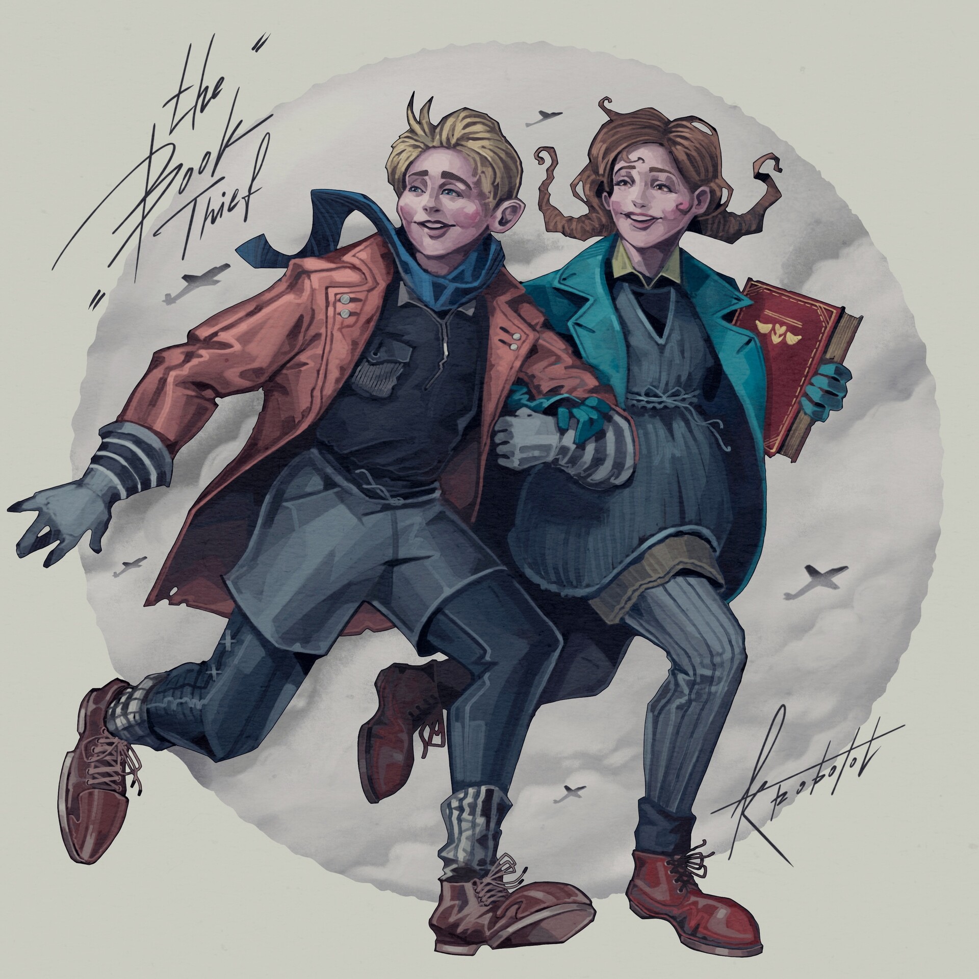 ArtStation - Marcus Zusak - "The Book Thief"