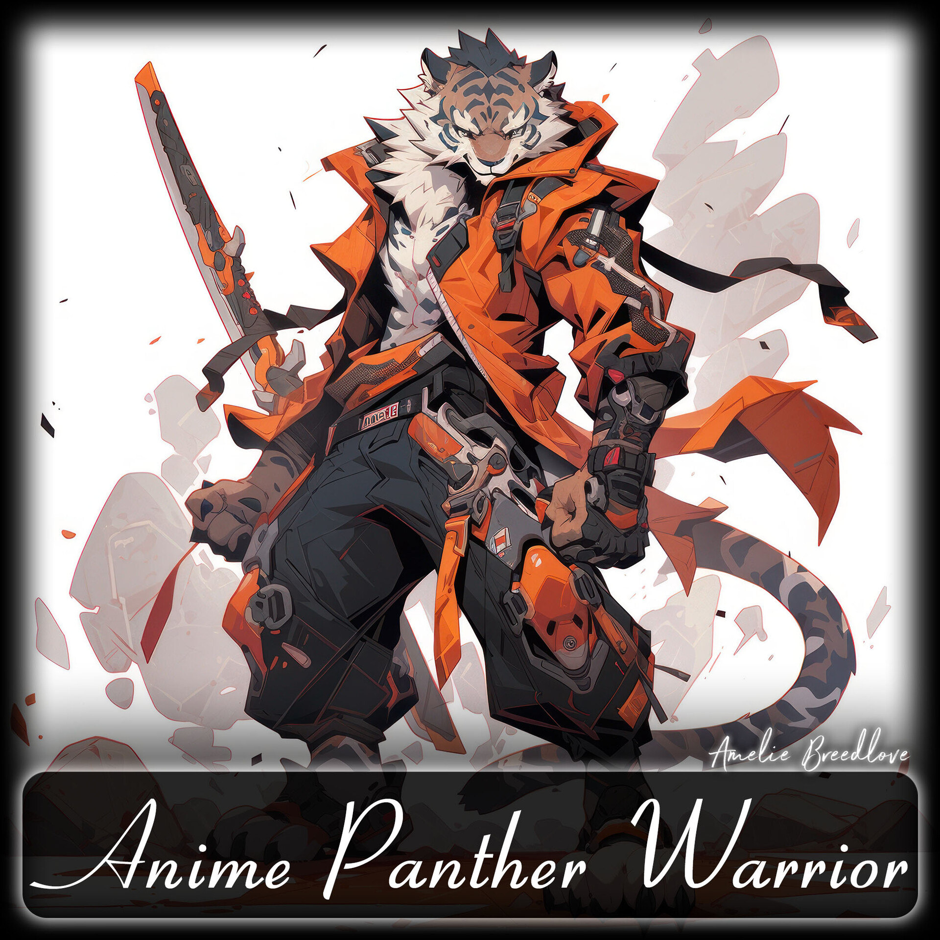 ArtStation - 210 Anime Panther Warrior (Full Body) Reference Pack | 4K ...