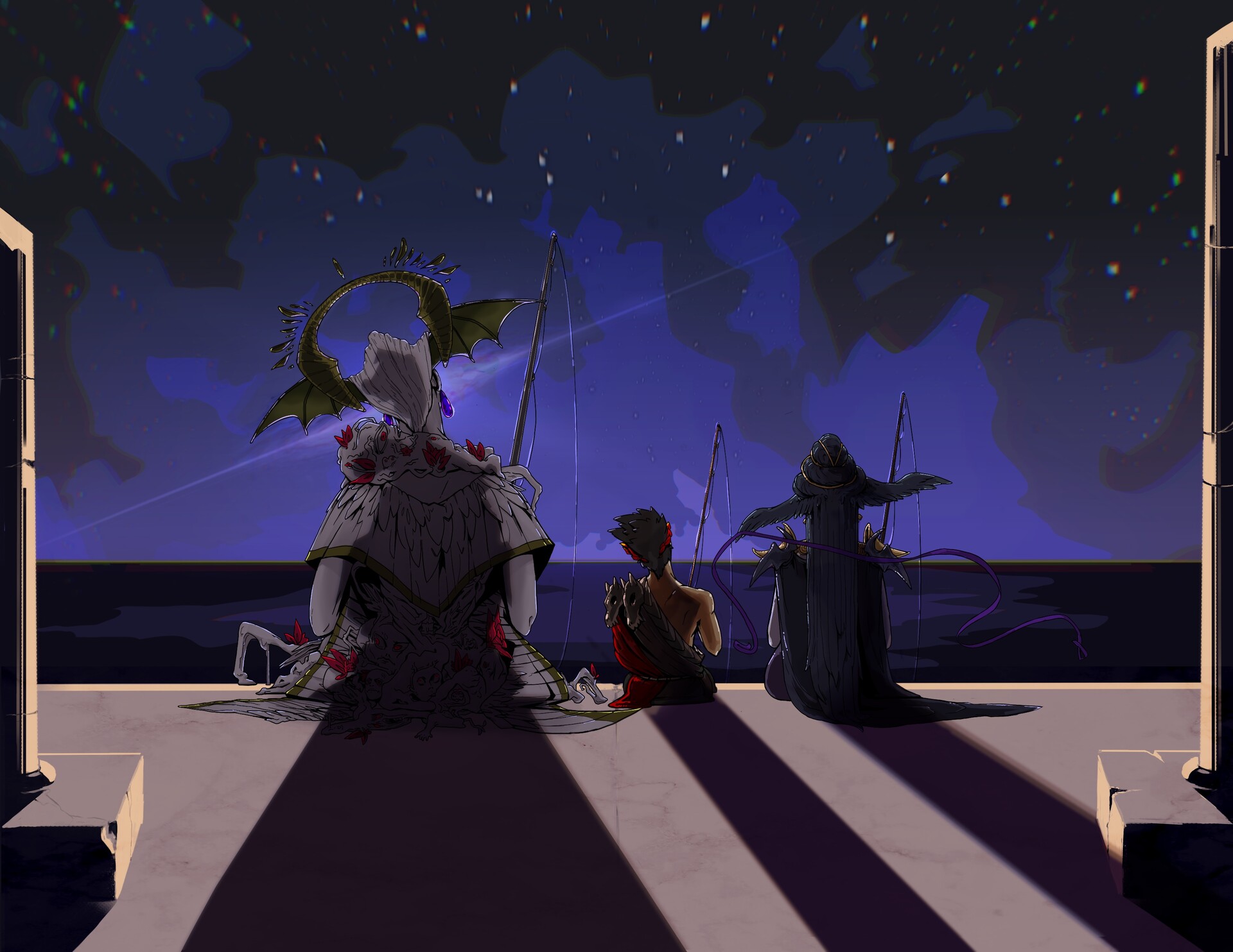 ArtStation - Full color drawing - Hades Fanart