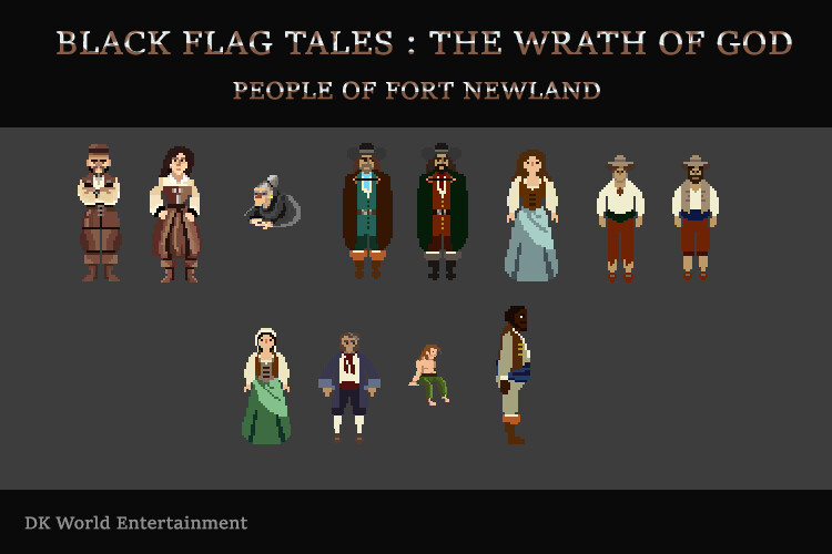 ArtStation - Population of Fort Newland