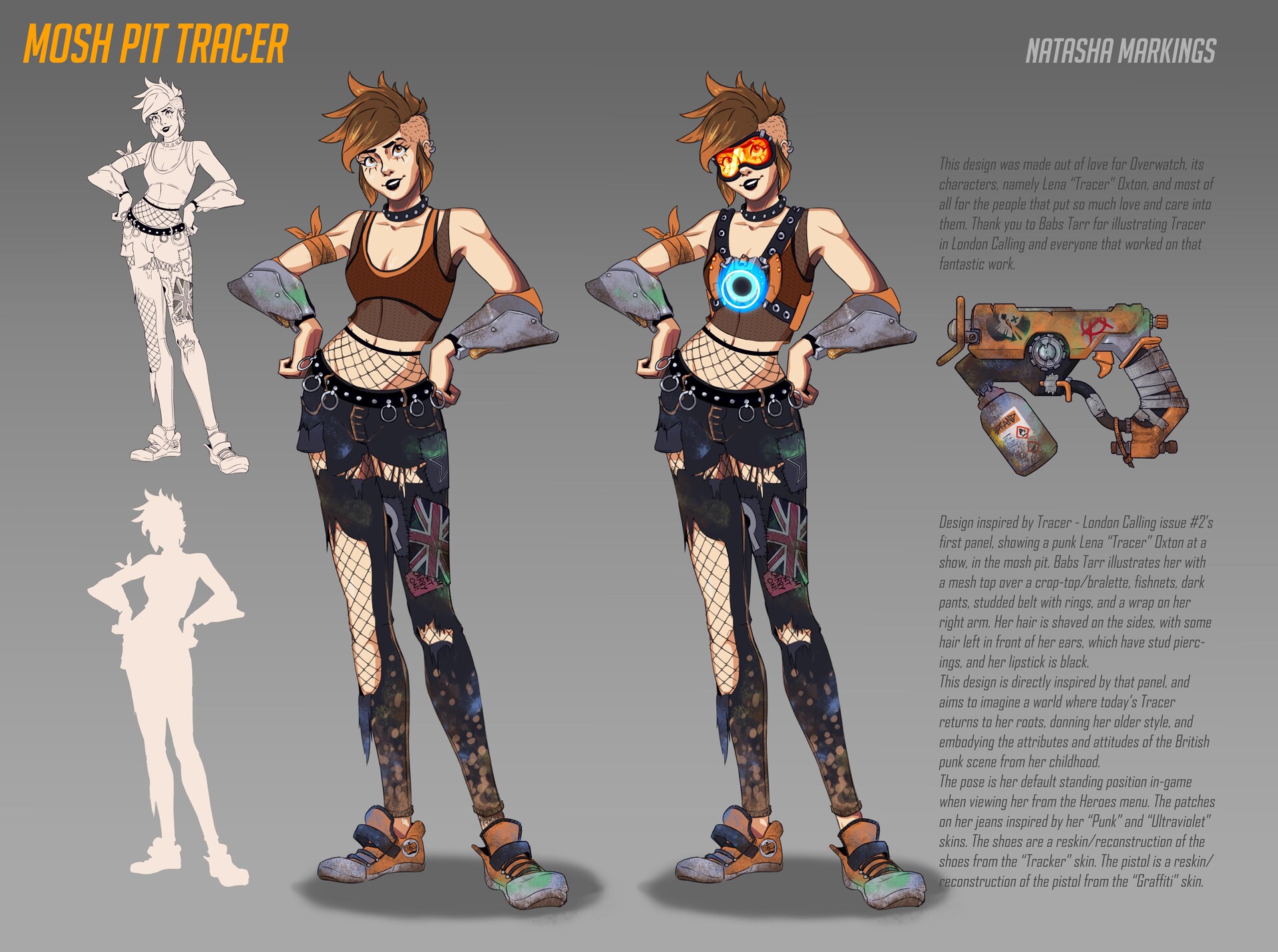 ArtStation - Mosh Pit Tracer - Overwatch Concept