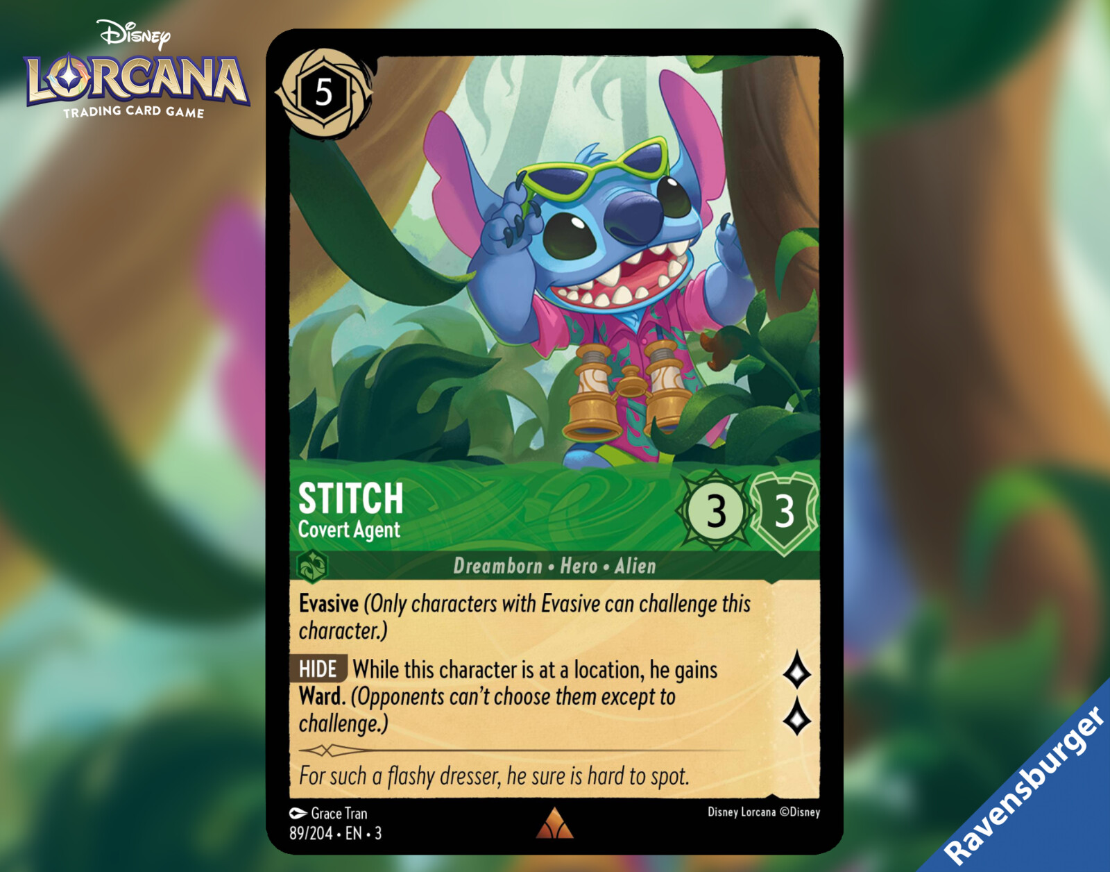 Grace Tran (Tran Tu An) - Lorcana - Stitch: Covert Agent