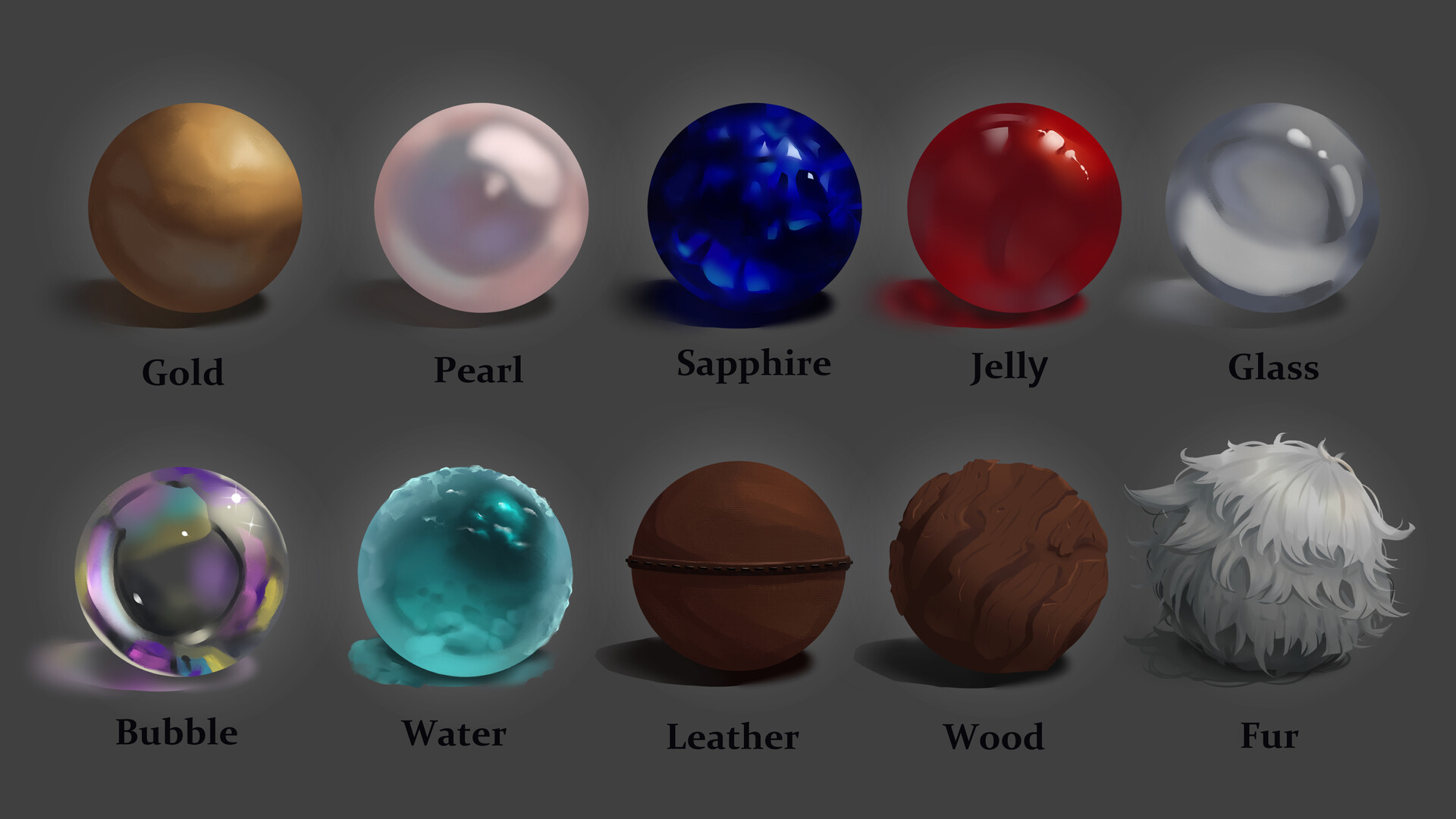 ArtStation - Material/Texture study