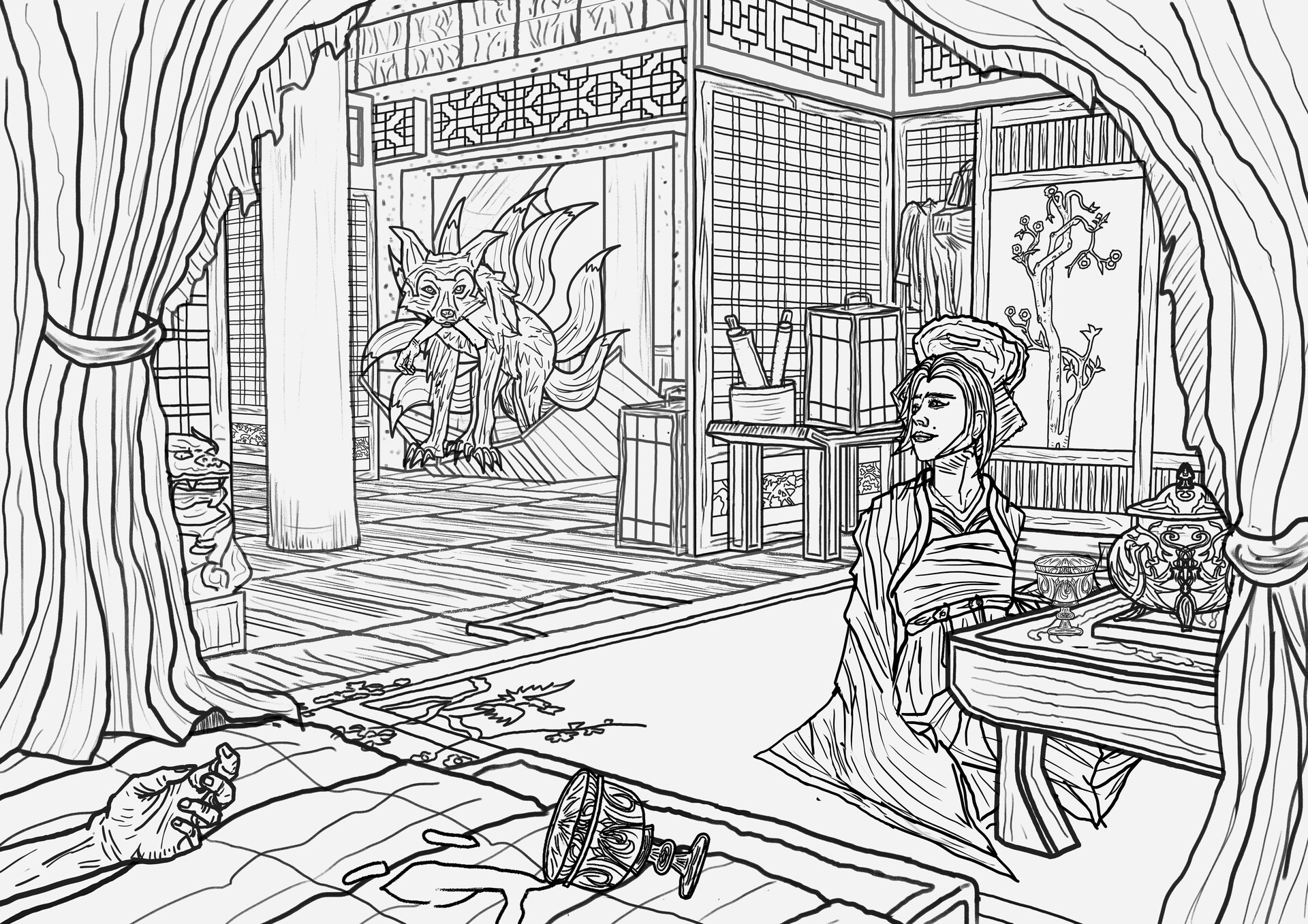 ArtStation - Chinese Tang Princess