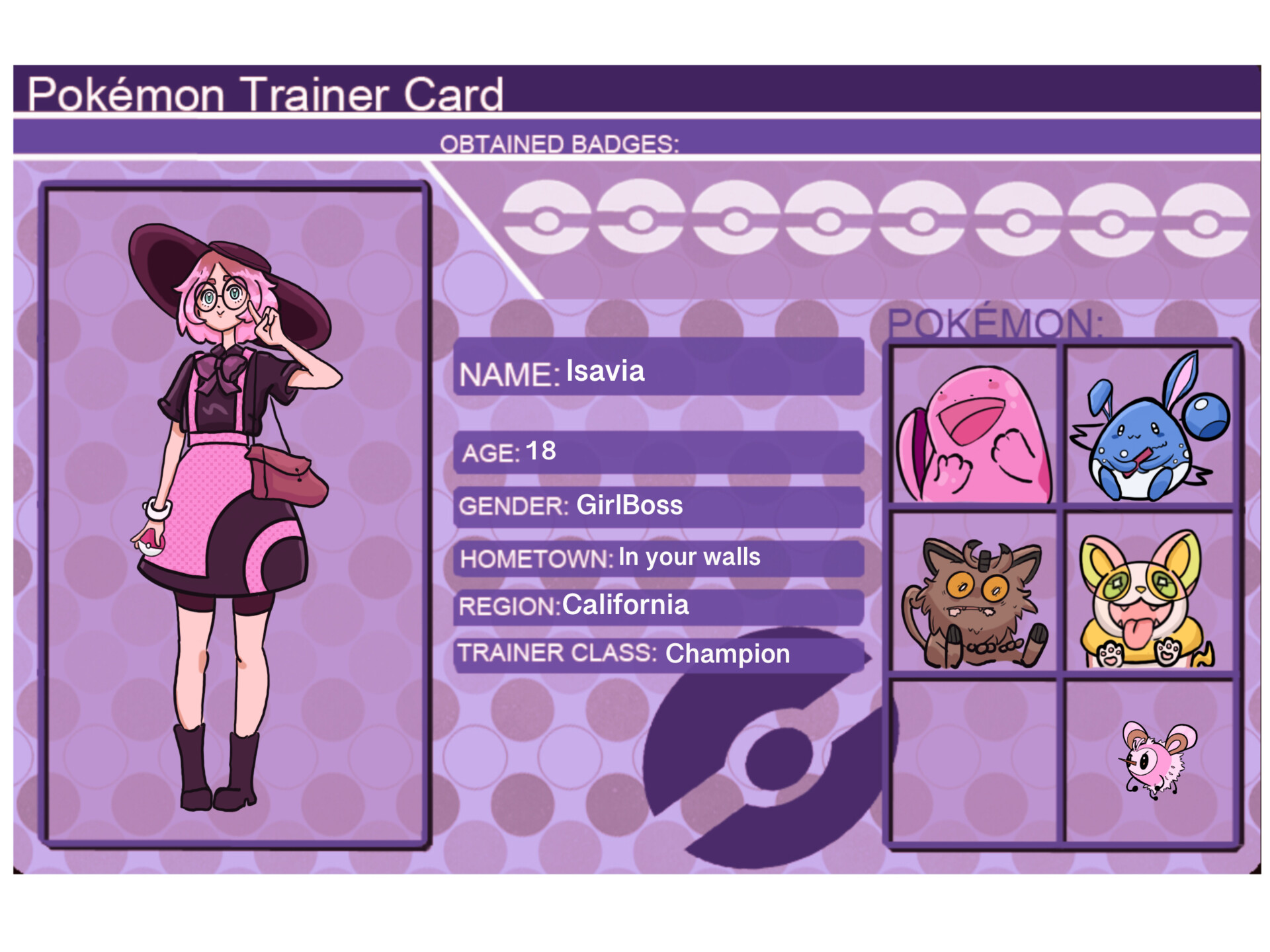 ArtStation - Pokémon Trainer Cards