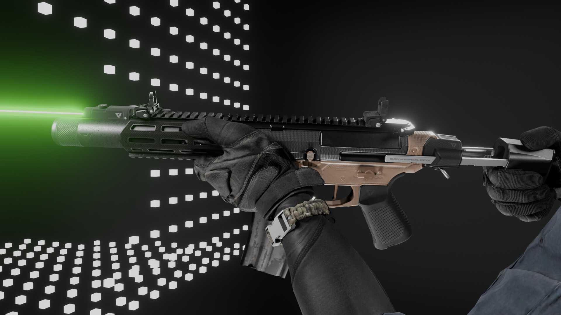 FPS Rifle Animation Set honey badger - Buy Royalty Free 3D model by ...