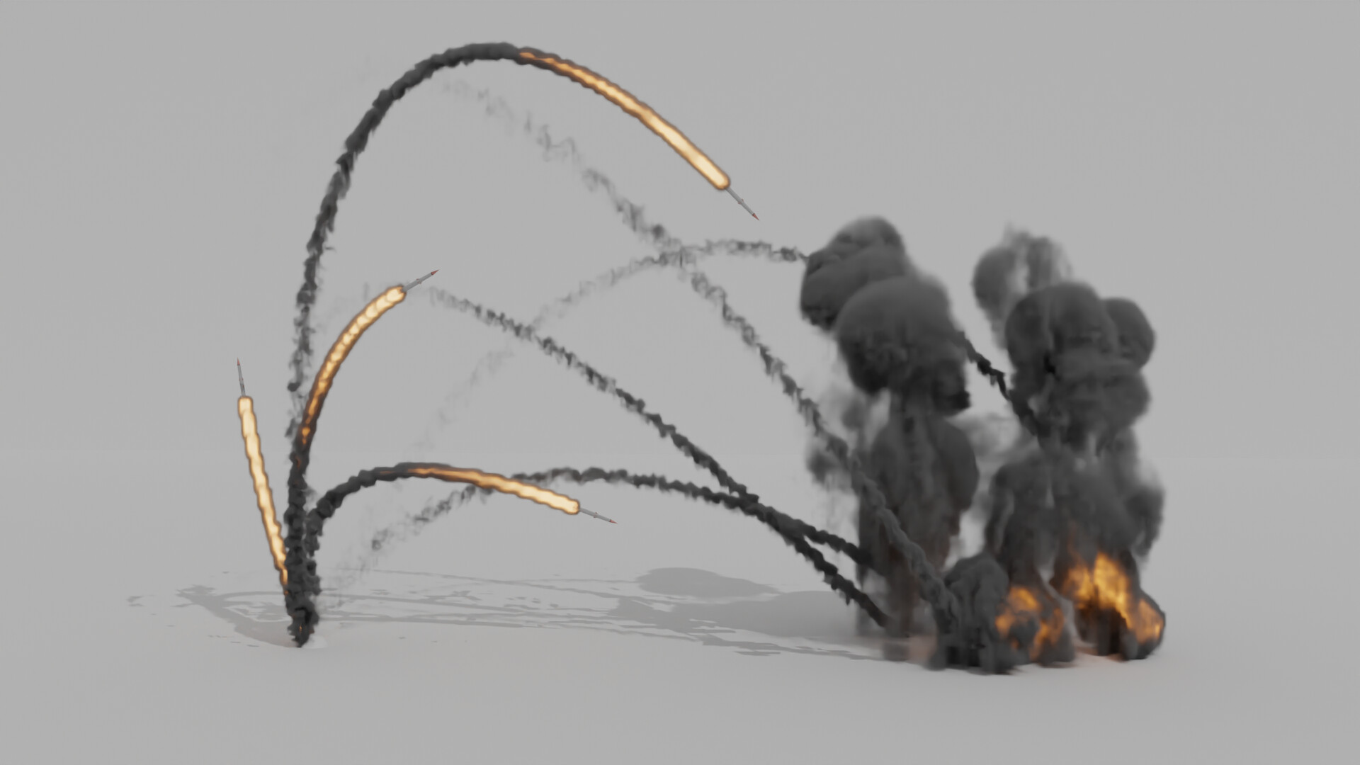 ArtStation - Cool Missiles Simulation