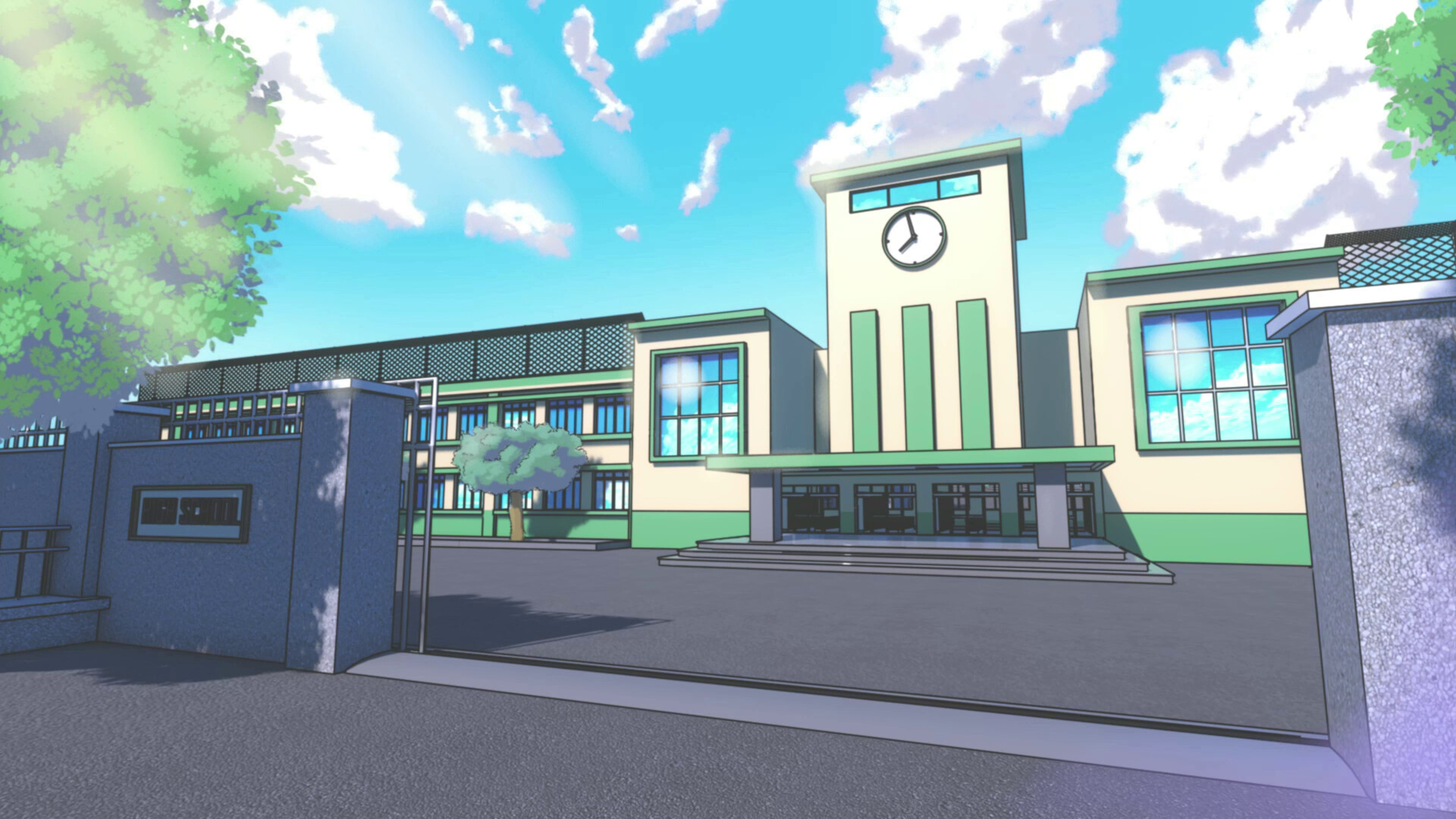 Anime School Gate