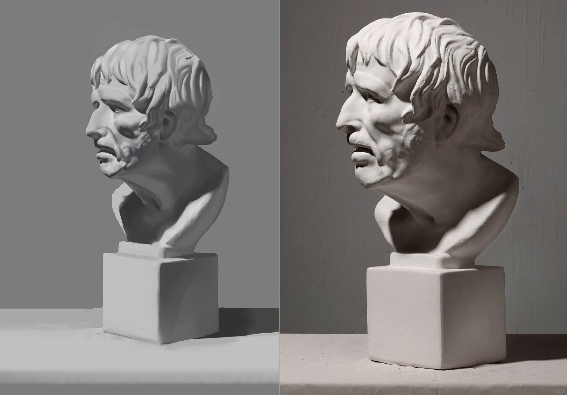 ArtStation - plaster Sketch