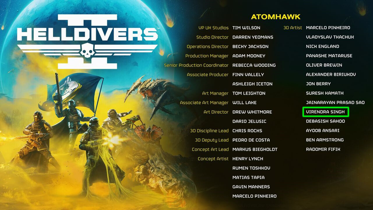 ArtStation - Helldivers 2 Credits