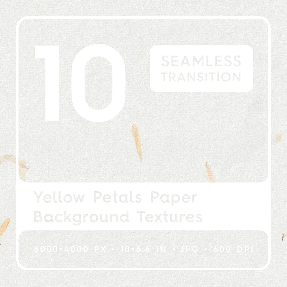 ArtStation - 10 Yellow Petals Paper Textures