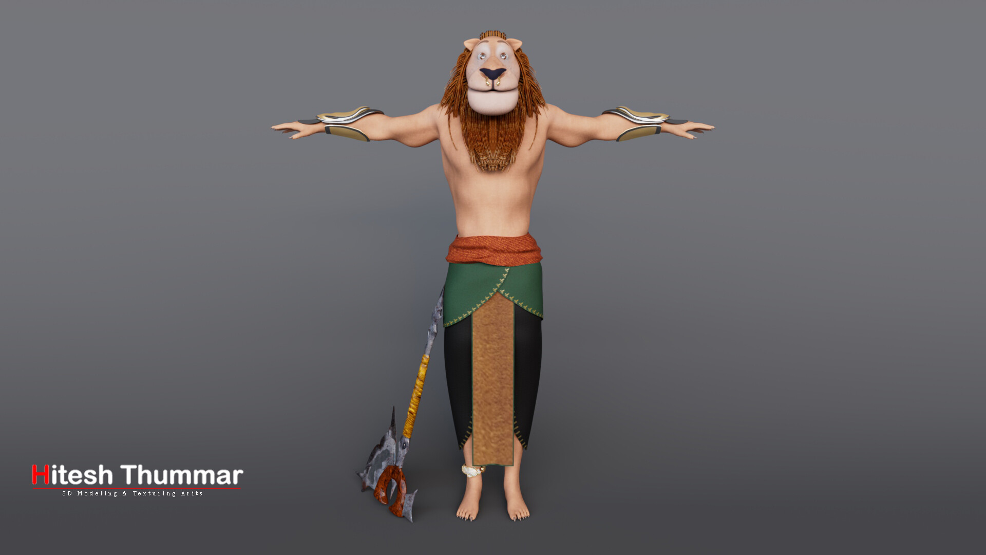 ArtStation - Lion human character