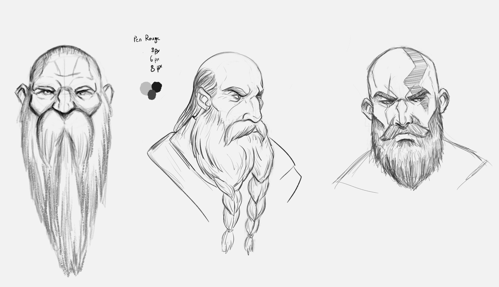ArtStation - Beards pratice