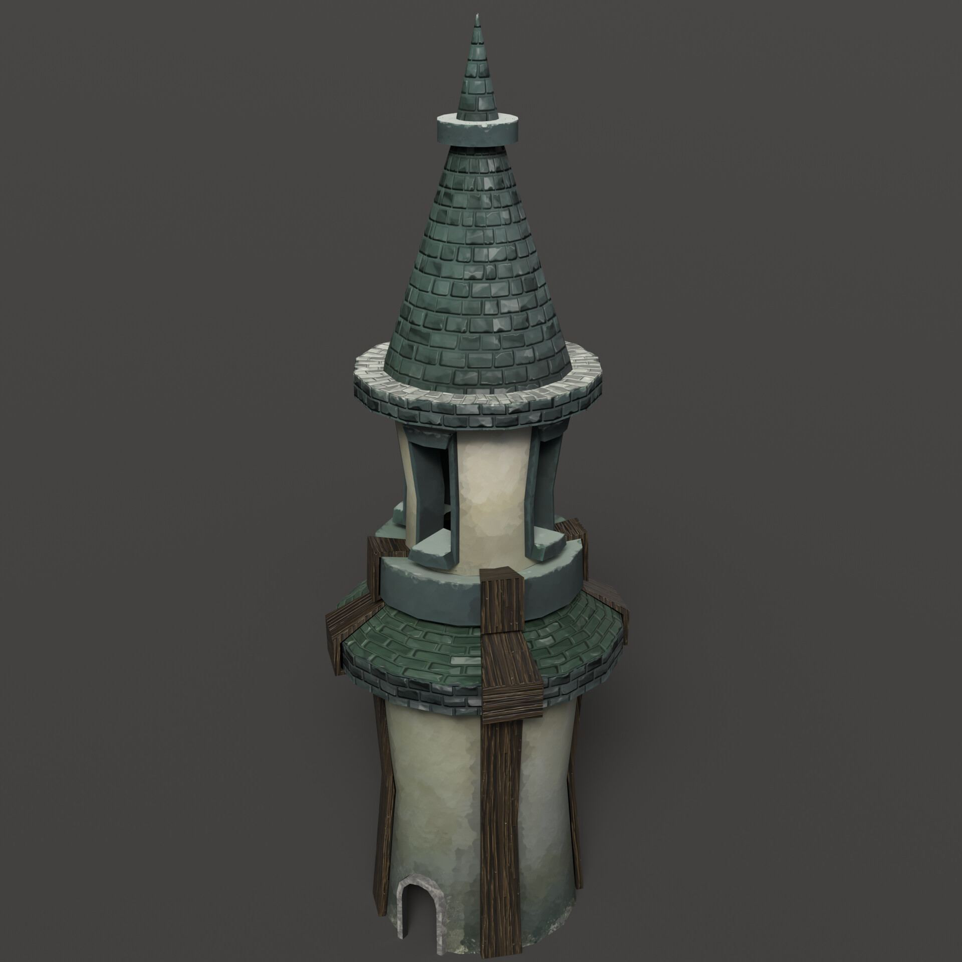 ArtStation - Low Poly Castle