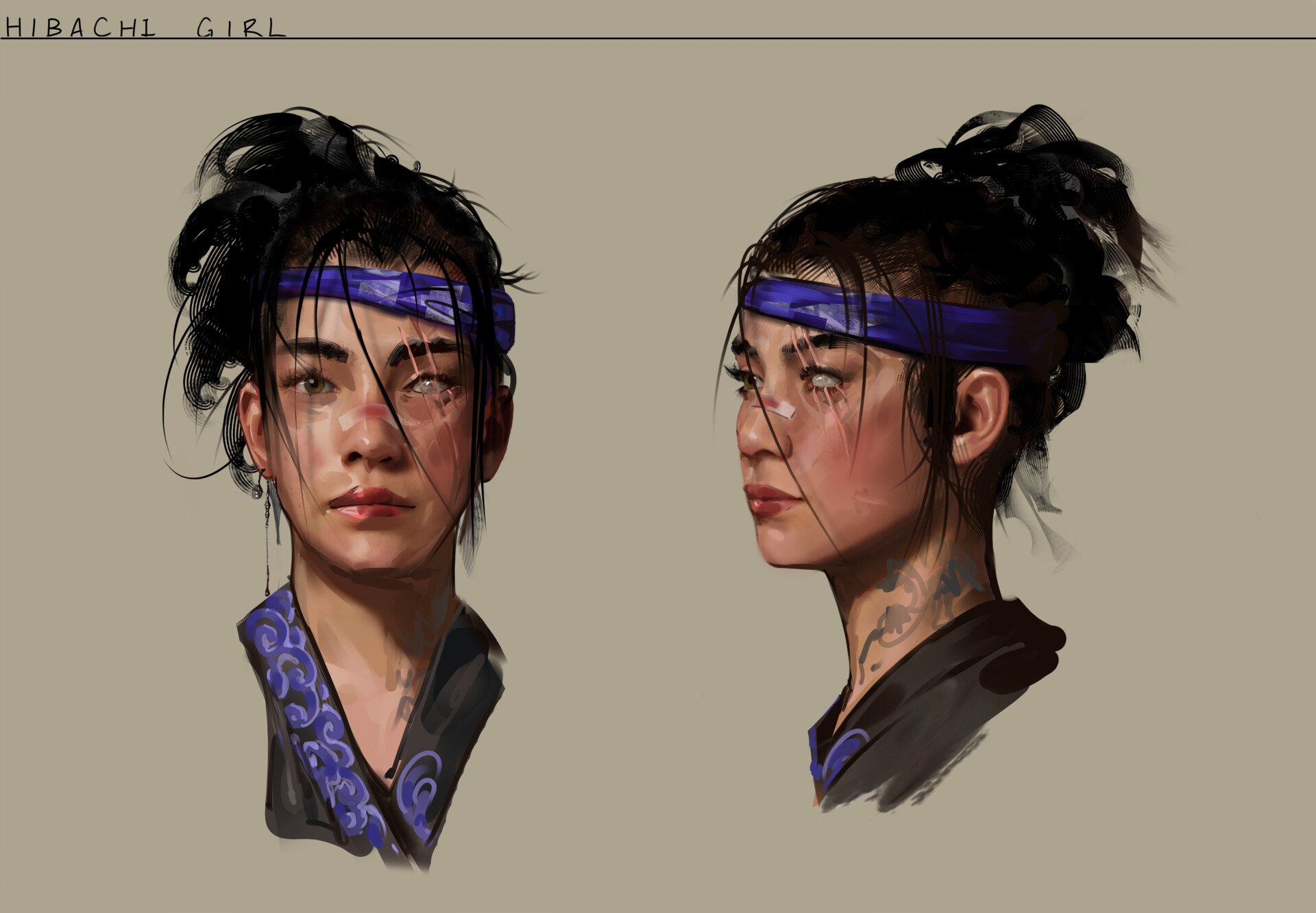 ArtStation - Hibachi Charcter Concept