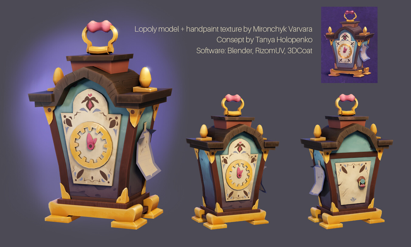 ArtStation - 3D lowpoly props