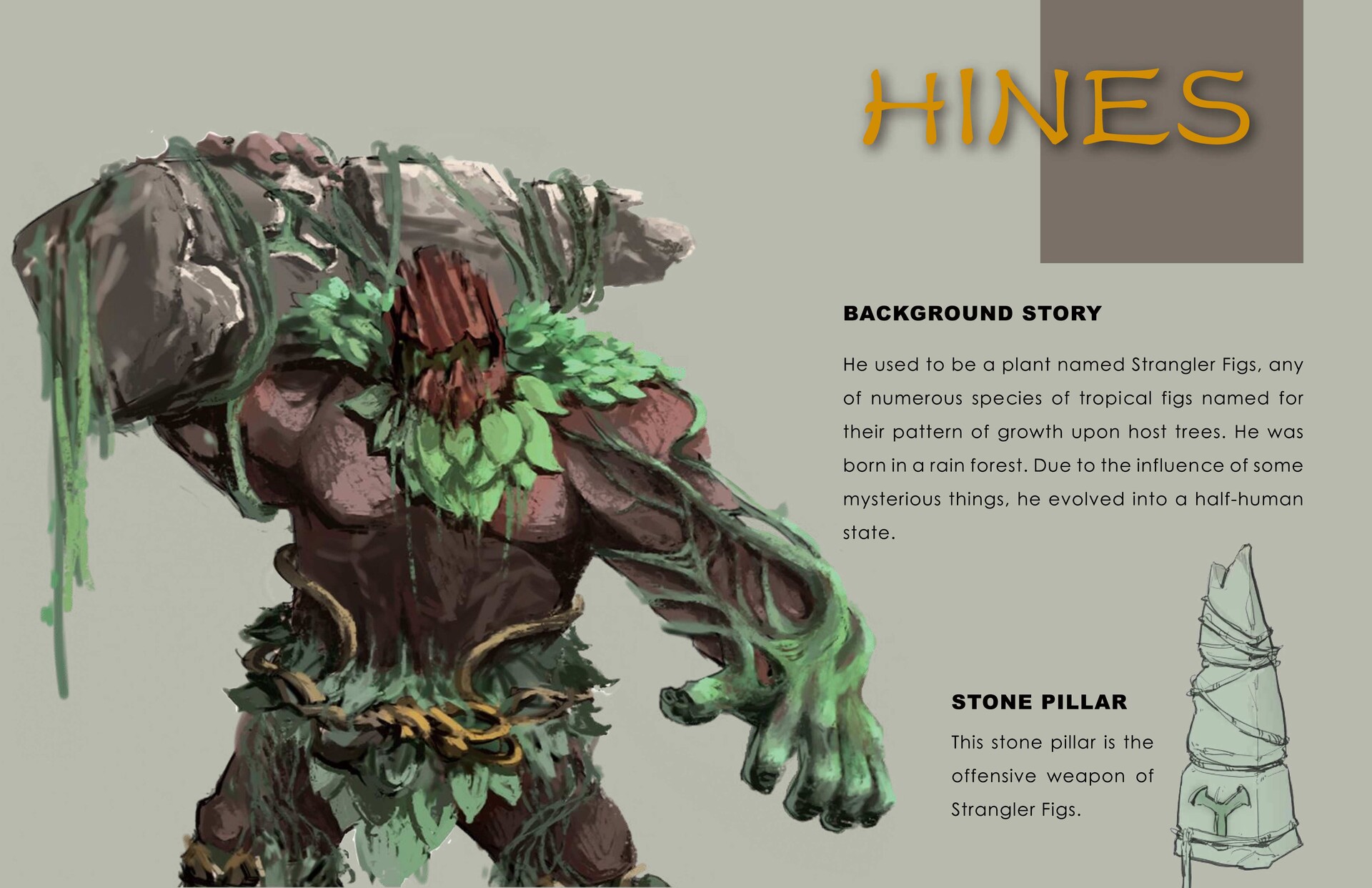 ArtStation - Sehnsucht Jungle - Character - Hines