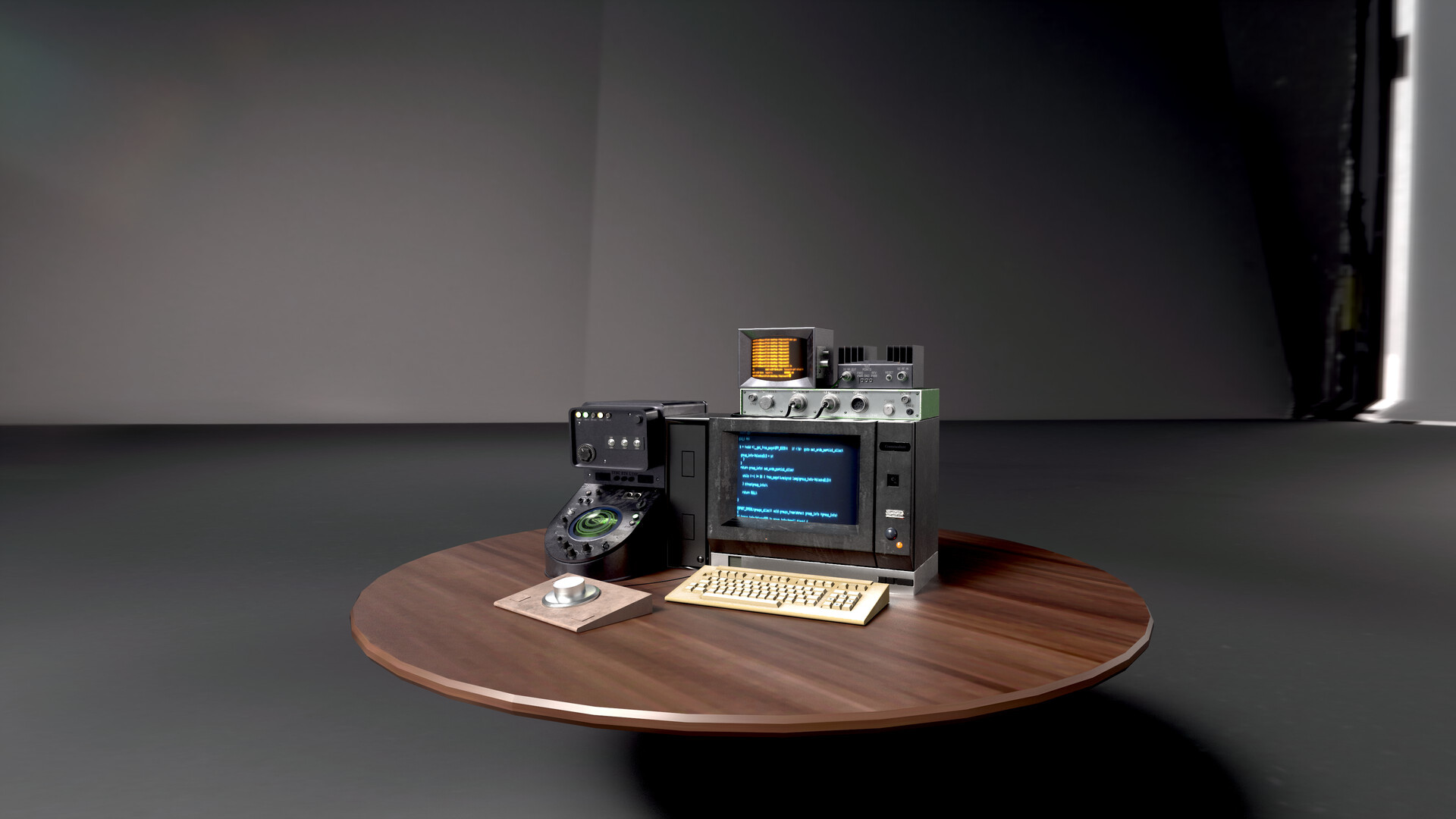 ArtStation - Sonar equipment props