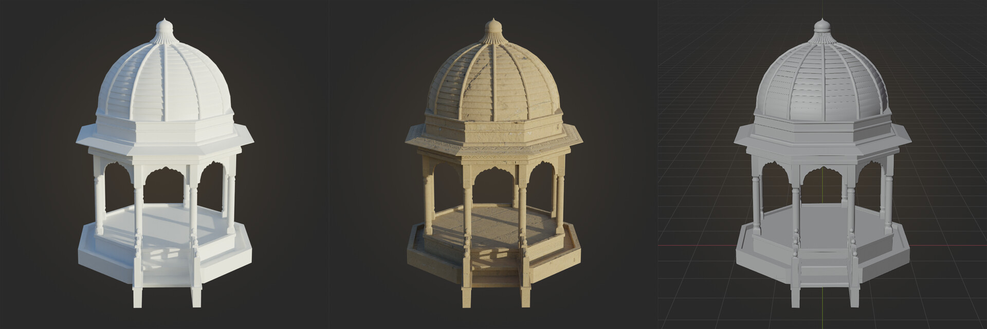 ArtStation - Arabic Shade 3D Model