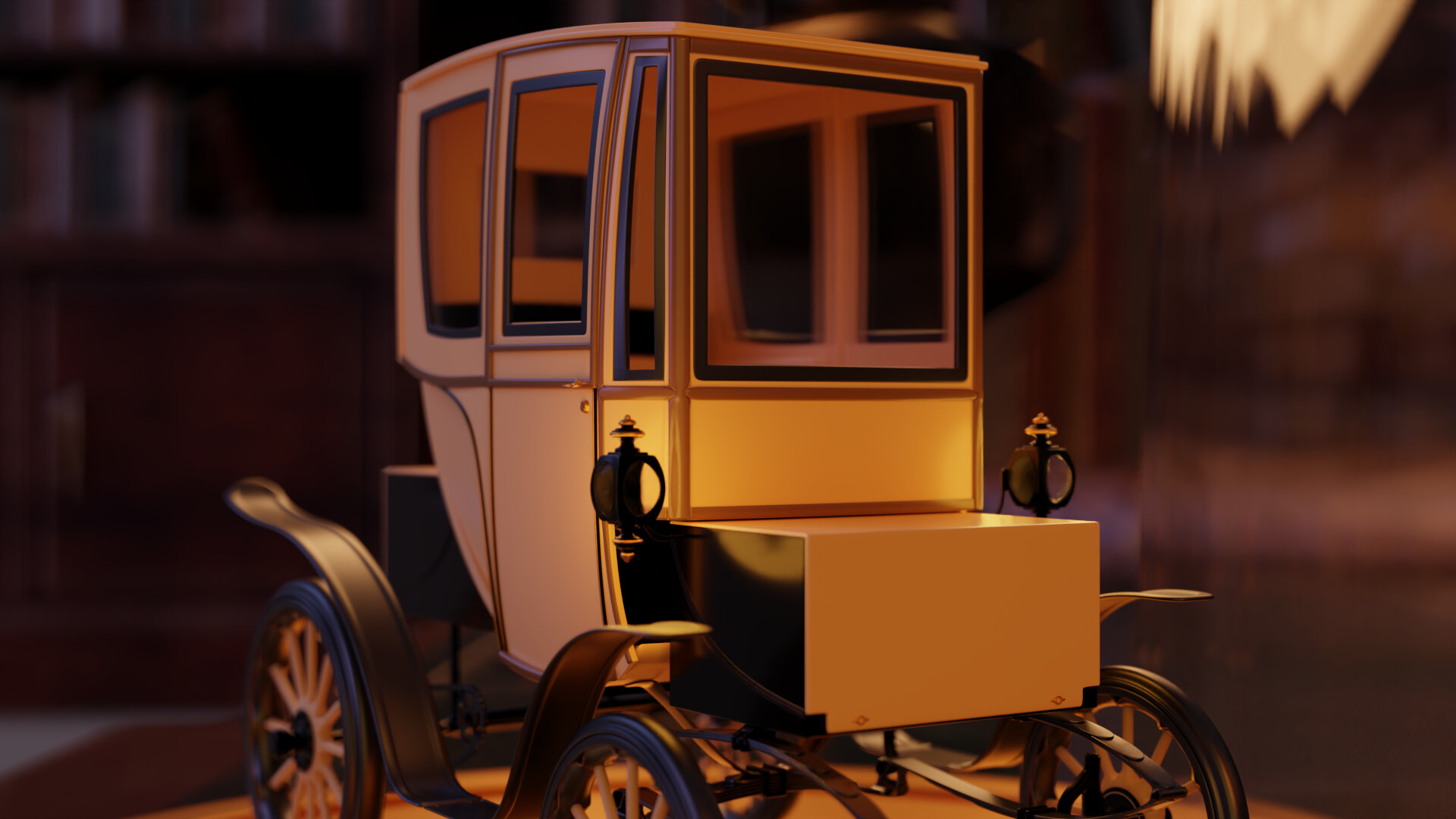 ArtStation - Old Car, Modélisation 3D