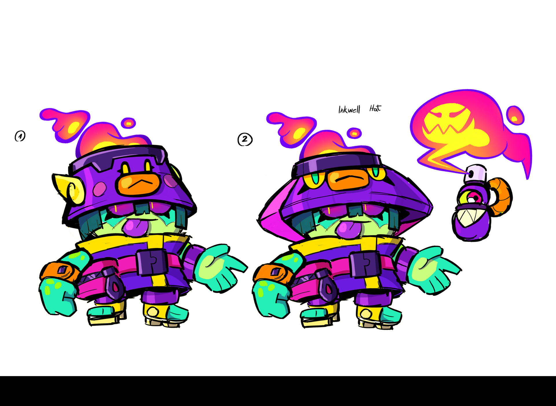 how to draw gene in brawl stars