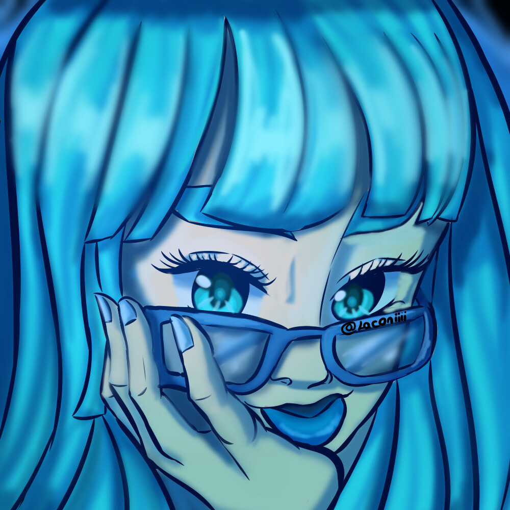 ArtStation - Blue pose practise