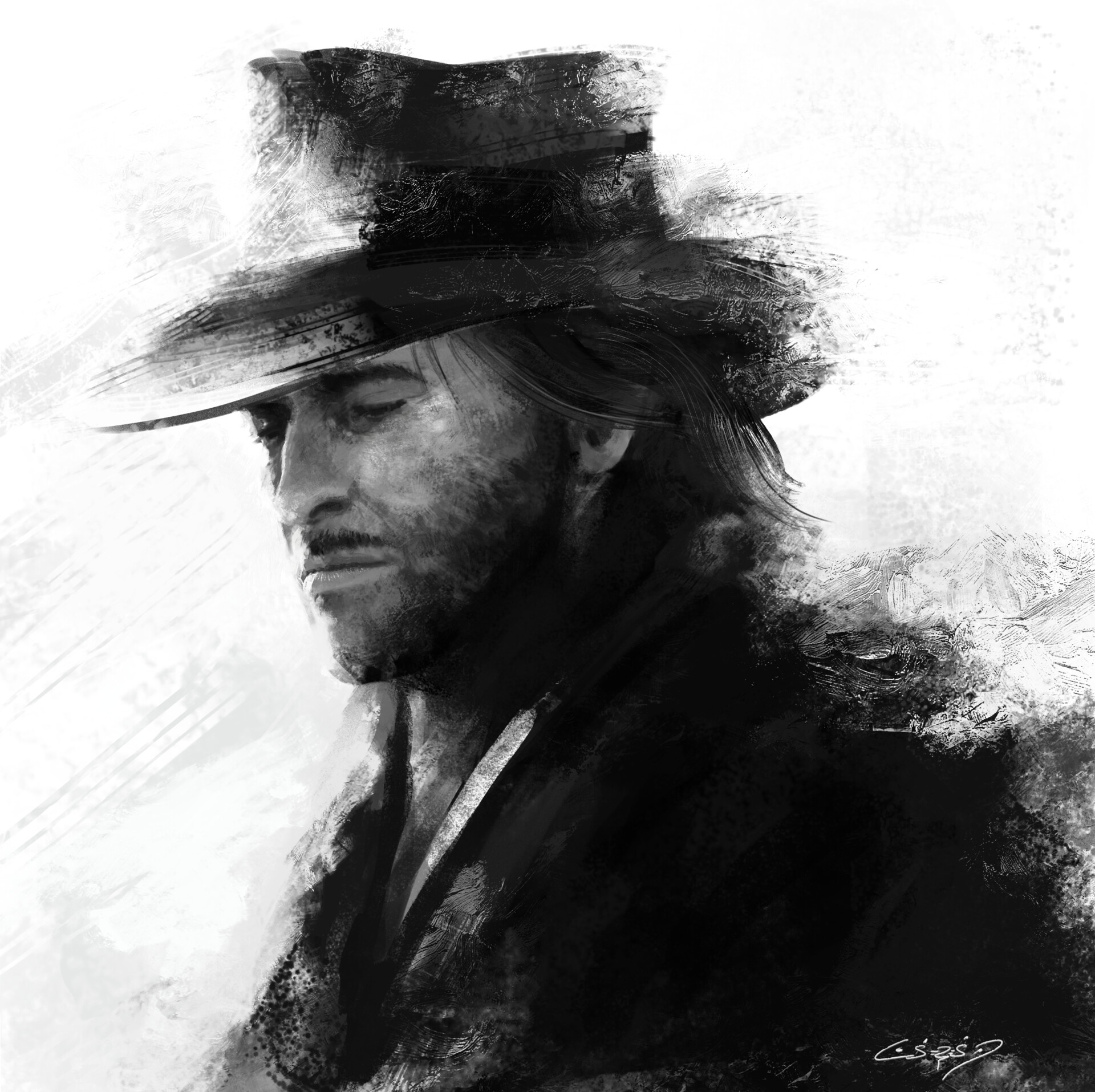 ArtStation - Arthur Morgan Sketch