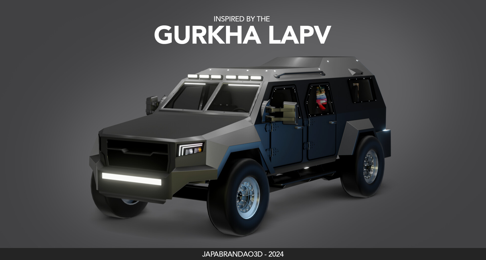 Gustavo "Japa" Franco - Gurkha LAPV Modified - Game Ready