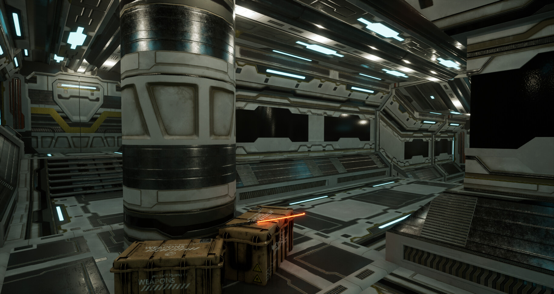 ArtStation - Modular corridor Trimsheet