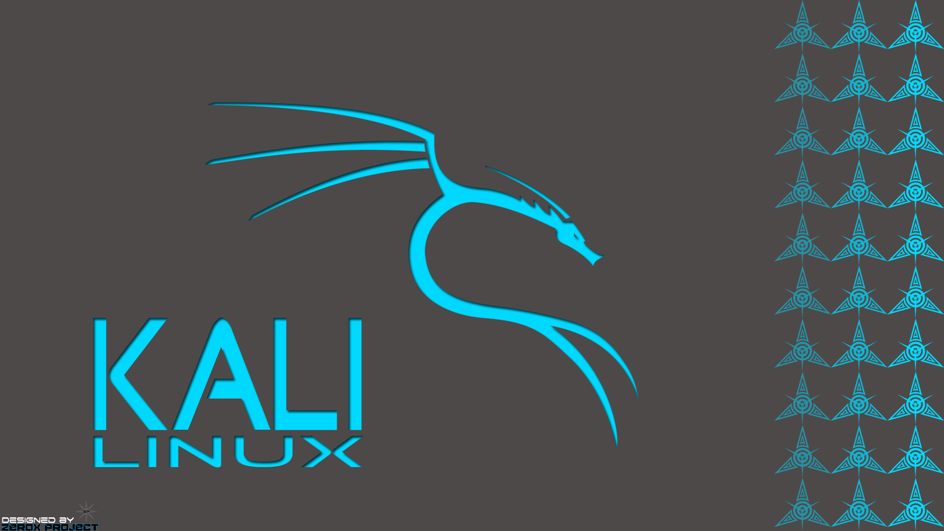 ArtStation - Kali Linux BackTrack - The Rebirth (blue) - Wallpaper