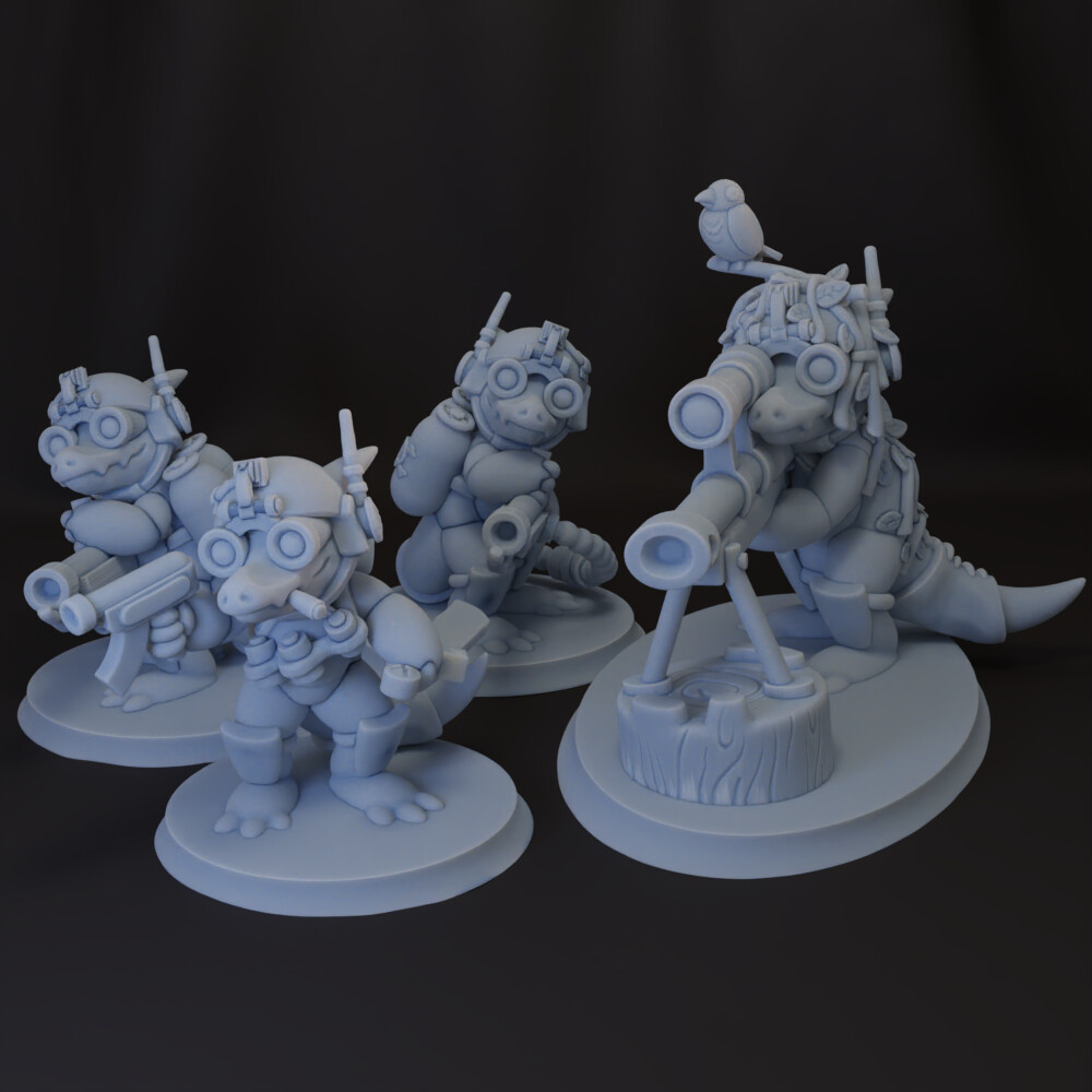 ArtStation - kobold commando squad