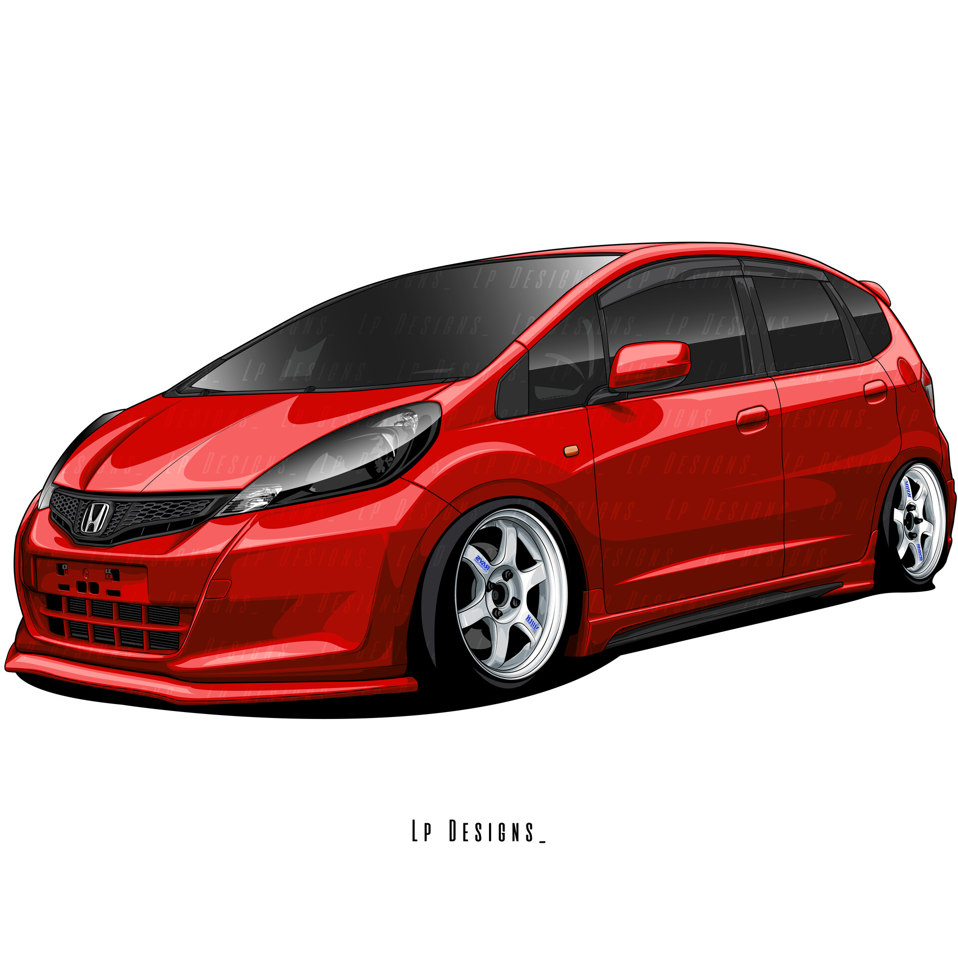 ArtStation - Honda Fit Ge9