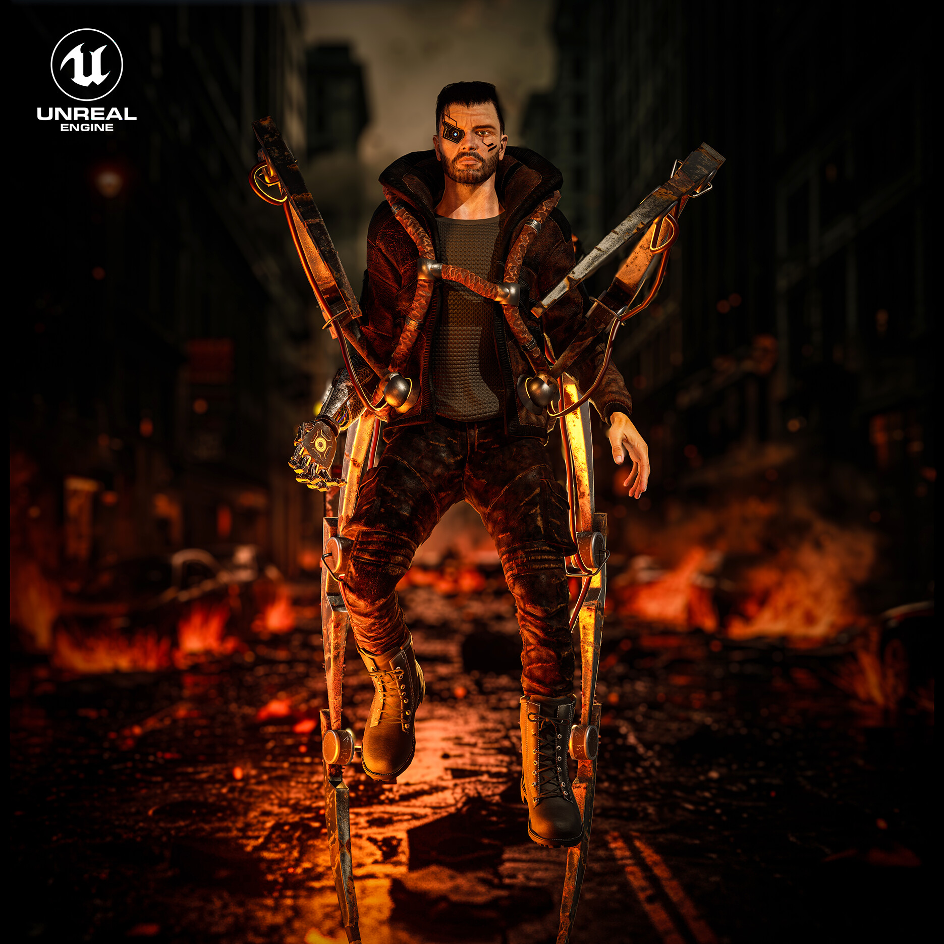 Dila Tümay Cyborg Spider Real Time Character