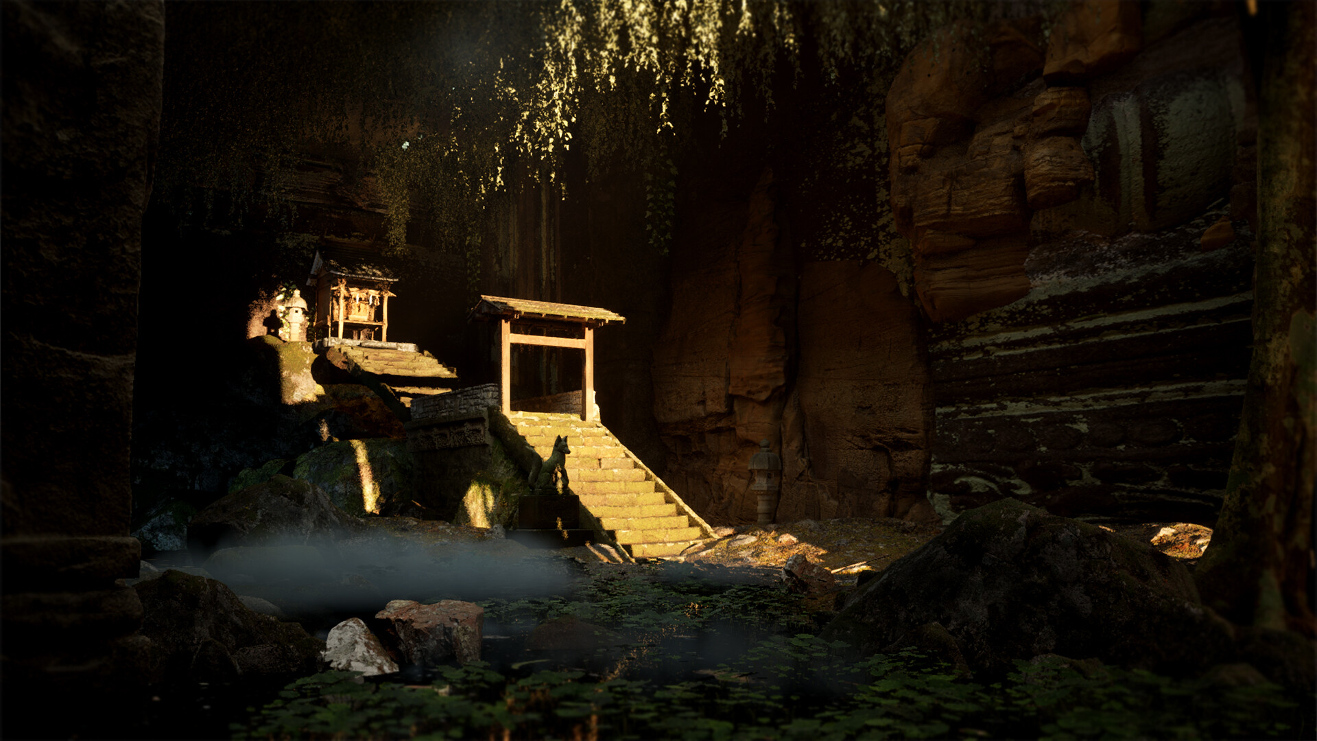 ArtStation - Forgotten Shrine